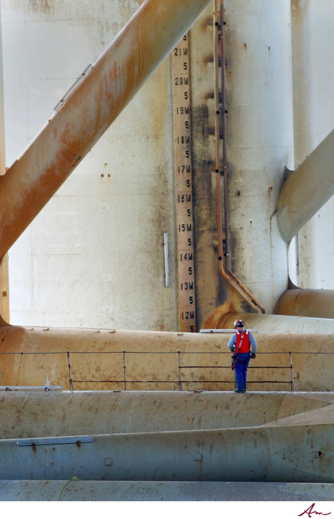 Halifax worker on an oil rig in Halifax Harbour. - Corporate | Event ...