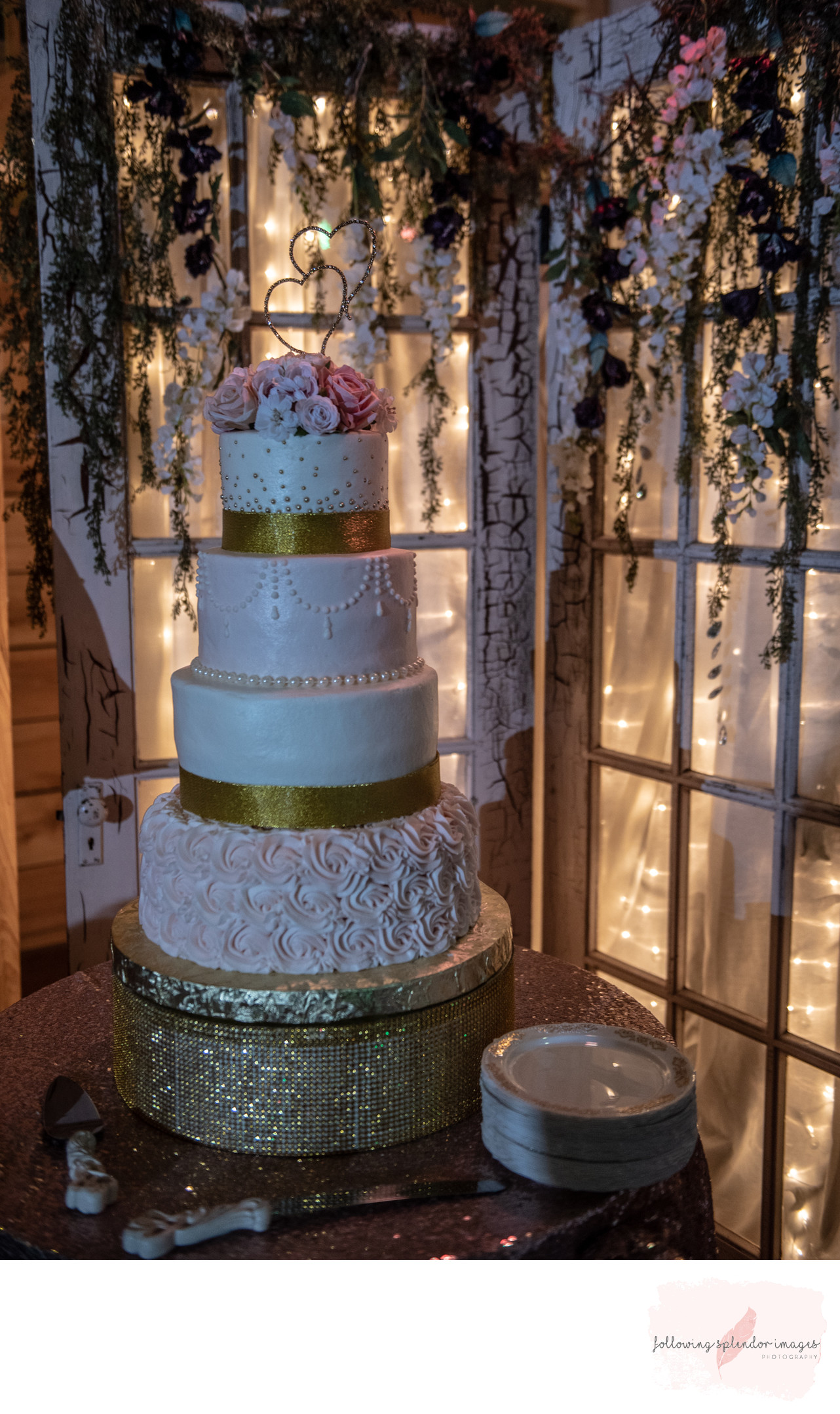 Four Tier Wedding Cake - Valparaiso Indiana Wedding Photographer ...