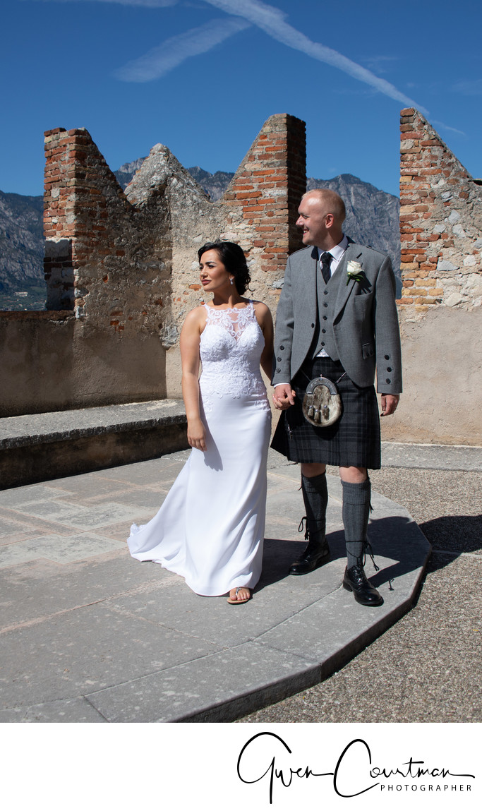Andy and Terren, Malcesine Castle, Lake Garda - Photographer on Lake ...