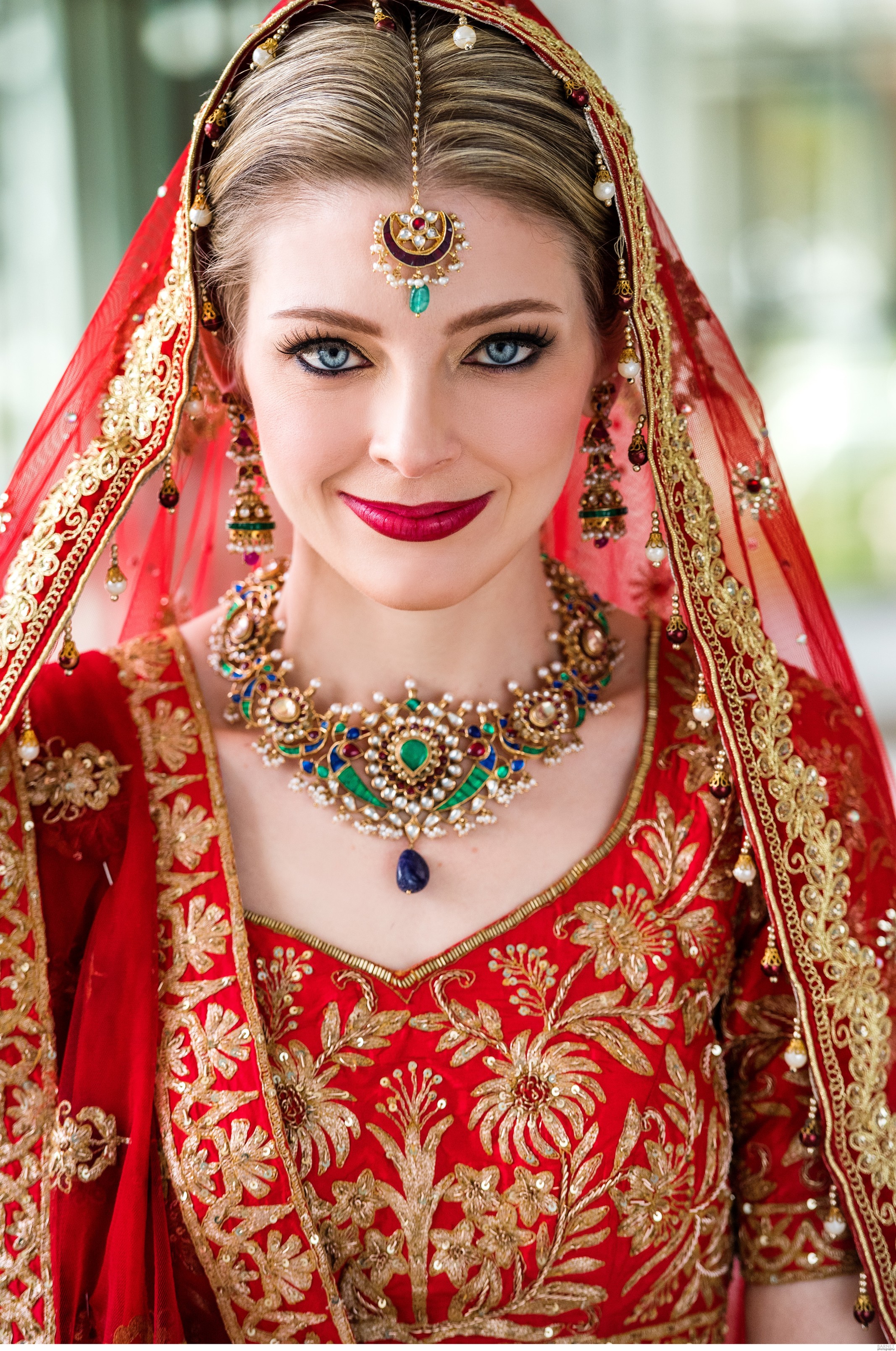 South Asian Bridal Portrait - BarnetPhotography