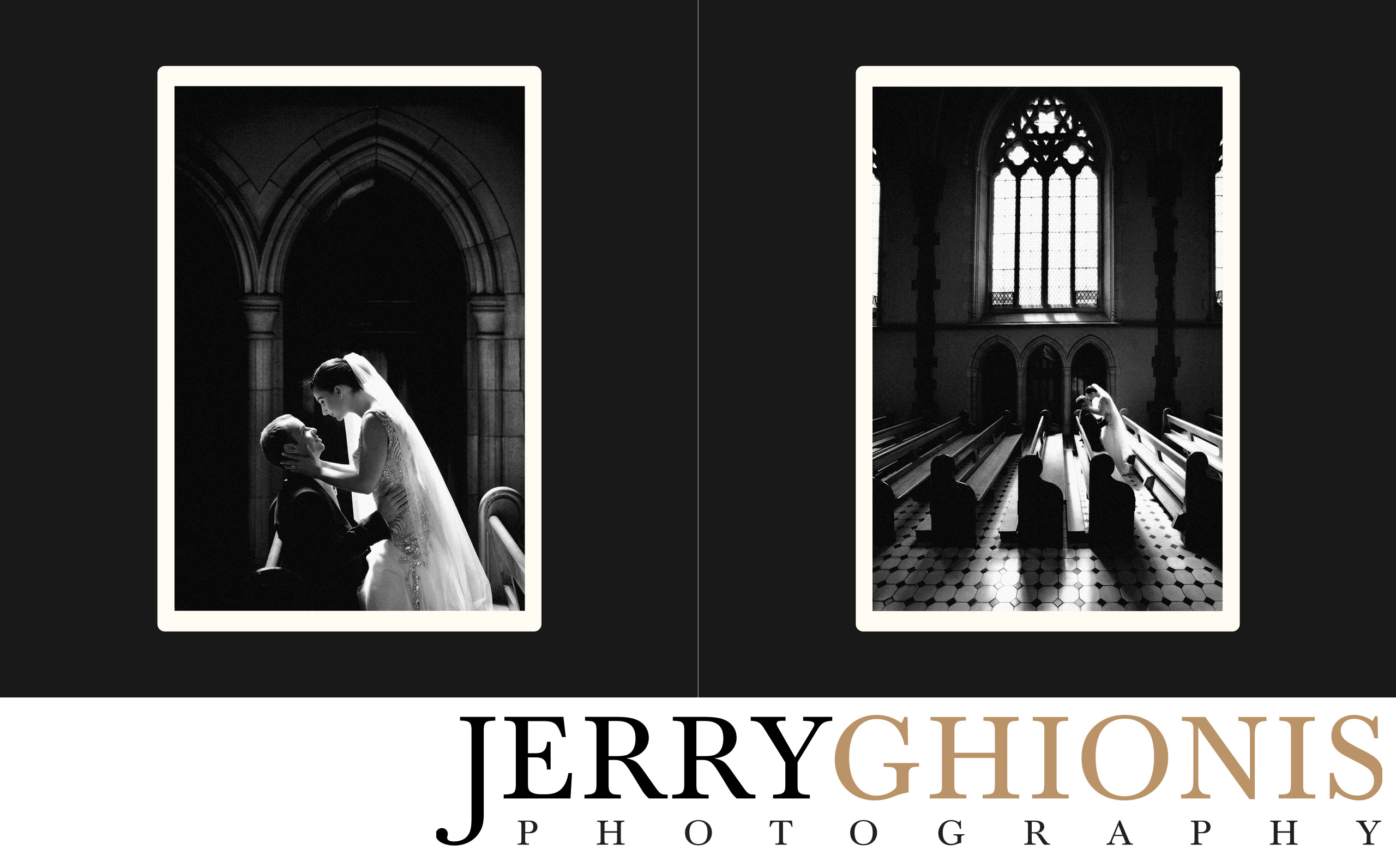 Formal Church Portraits by Stained Glass