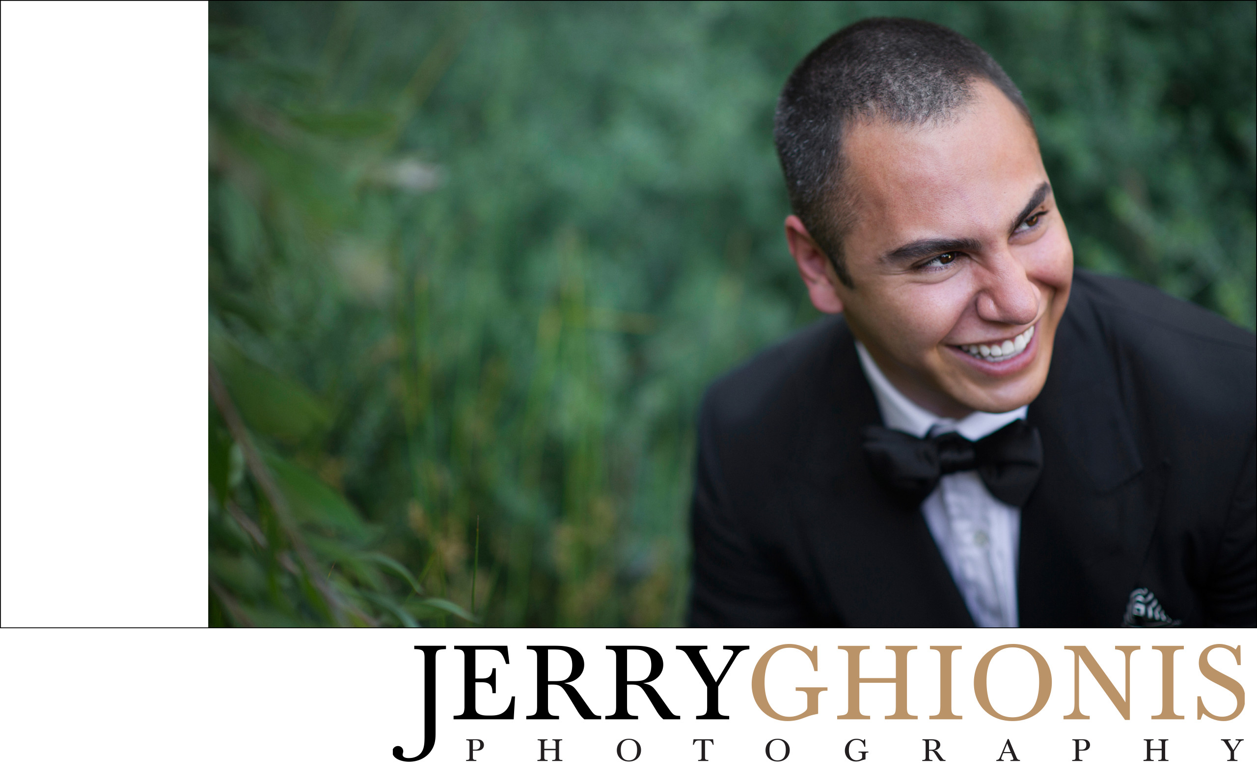 Smiling Groom Wedding Album Page