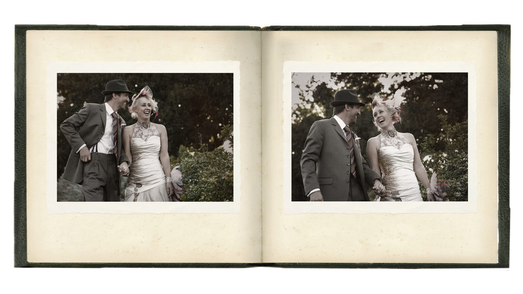 Vintage Wedding Album Design