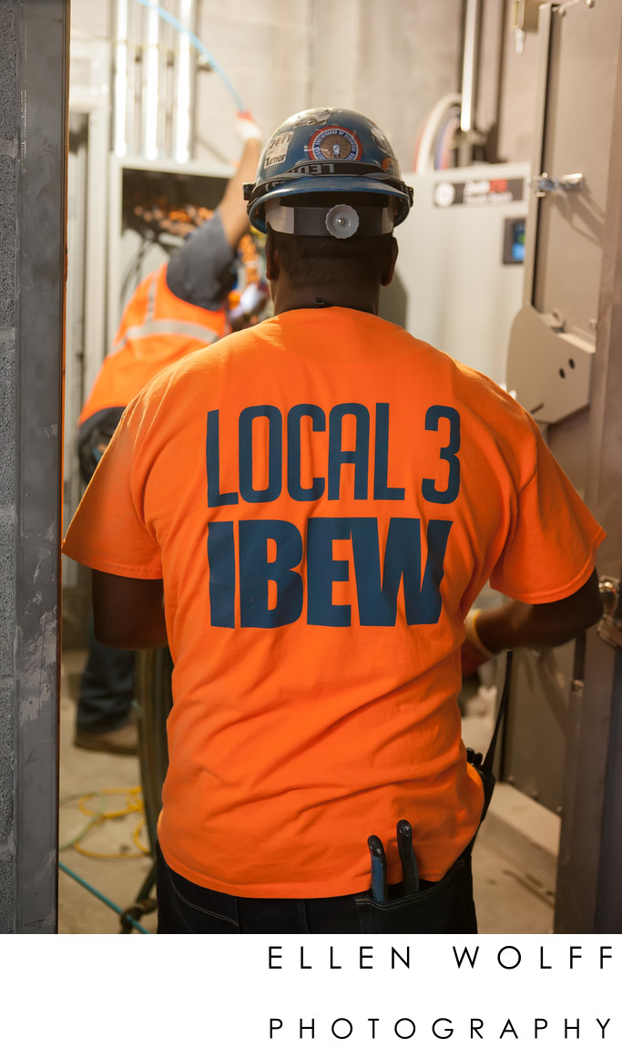 local 3 IBEW electricians workforce - Ellen Wolff Photography