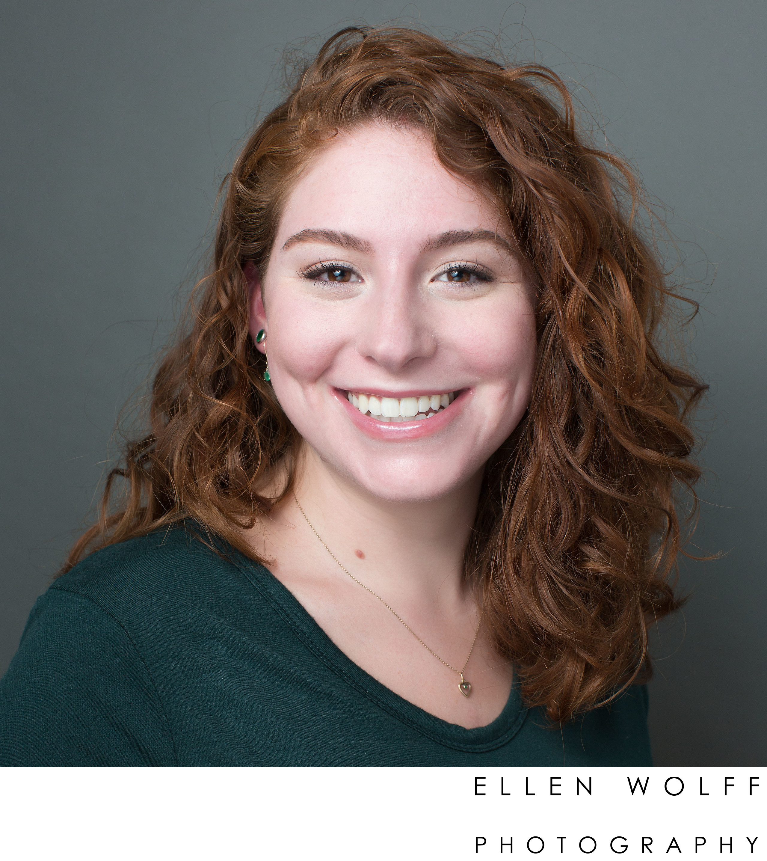 acting headshot for a college student - Ellen Wolff Photography