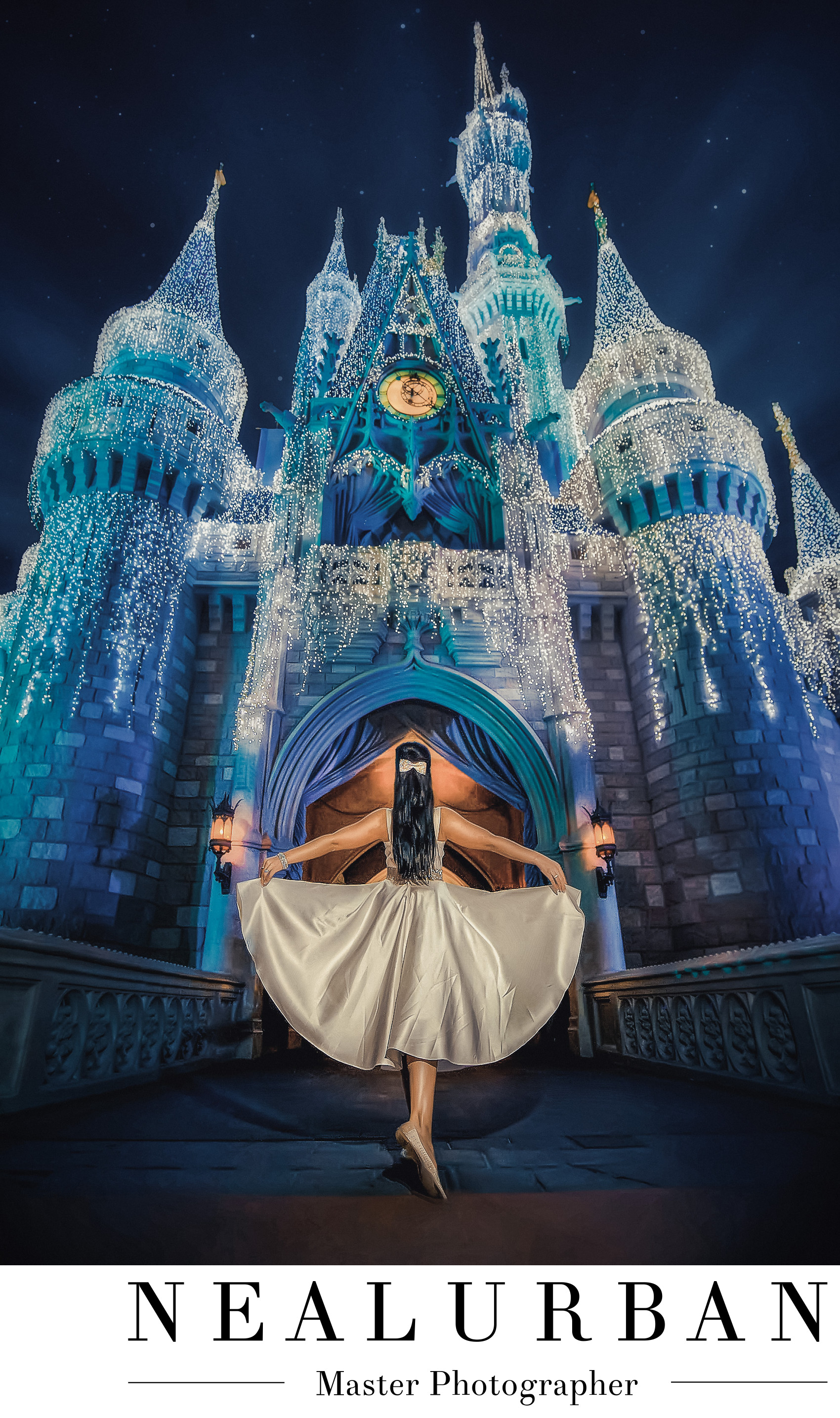 Disney castle wedding princess bride winter frozen ice - Weddings ...