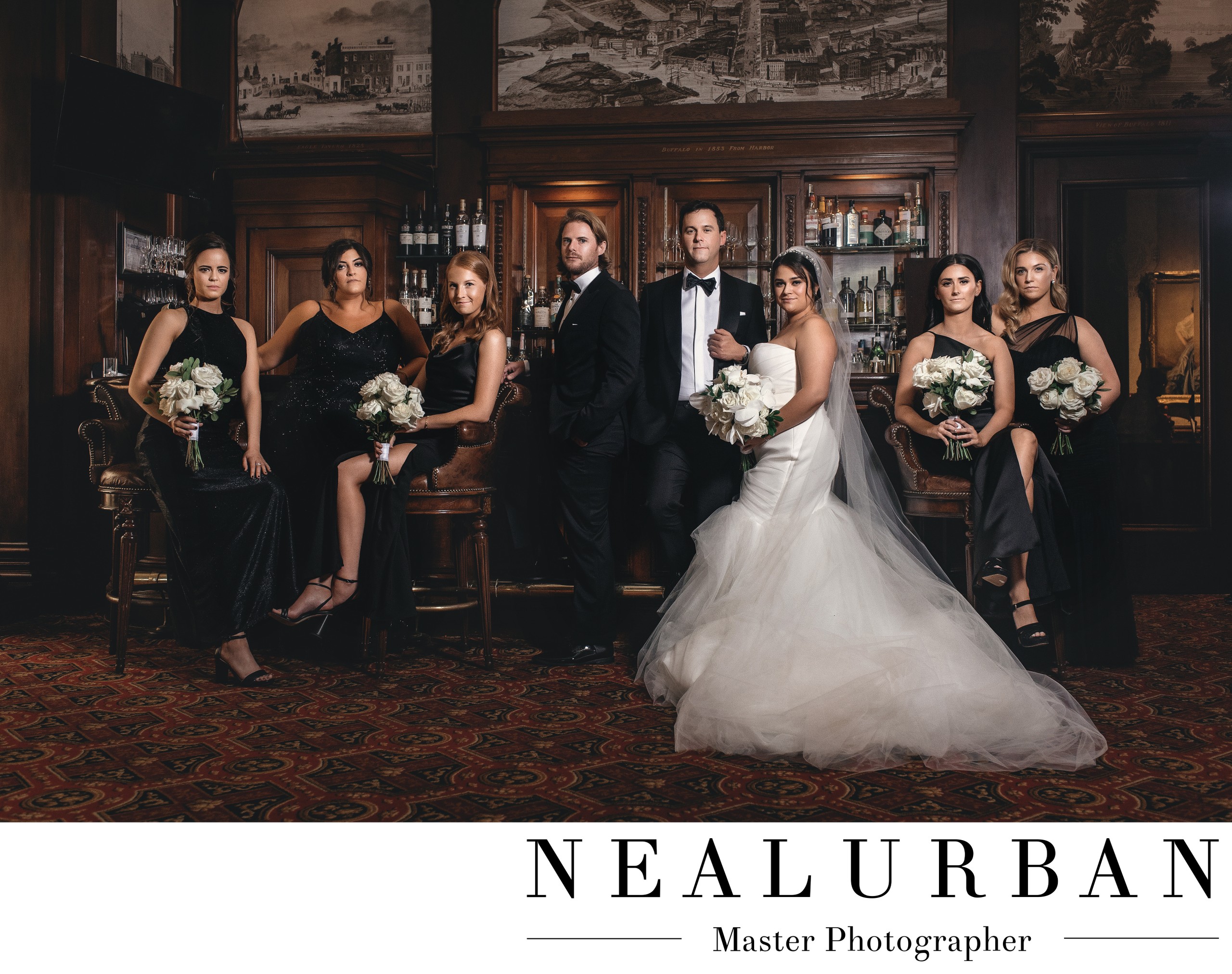 bridal party vanity fair style inside buffalo club - Weddings - Wedding ...