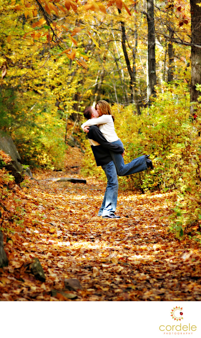 Fall Engagement photos - PROPOSALS + ENGAGEMENTS - Cordele Photography