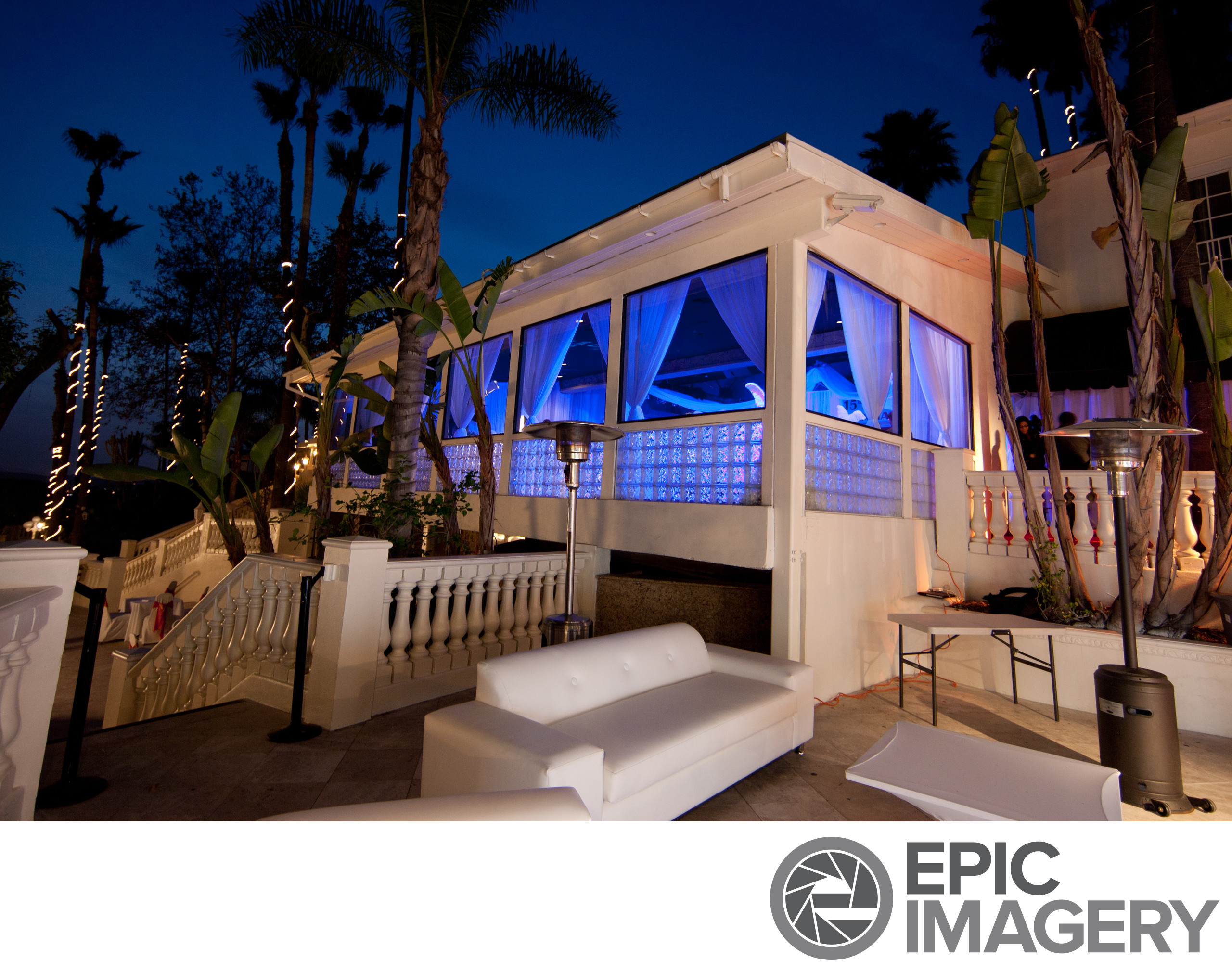 Exterior Decor Setup for Business Event