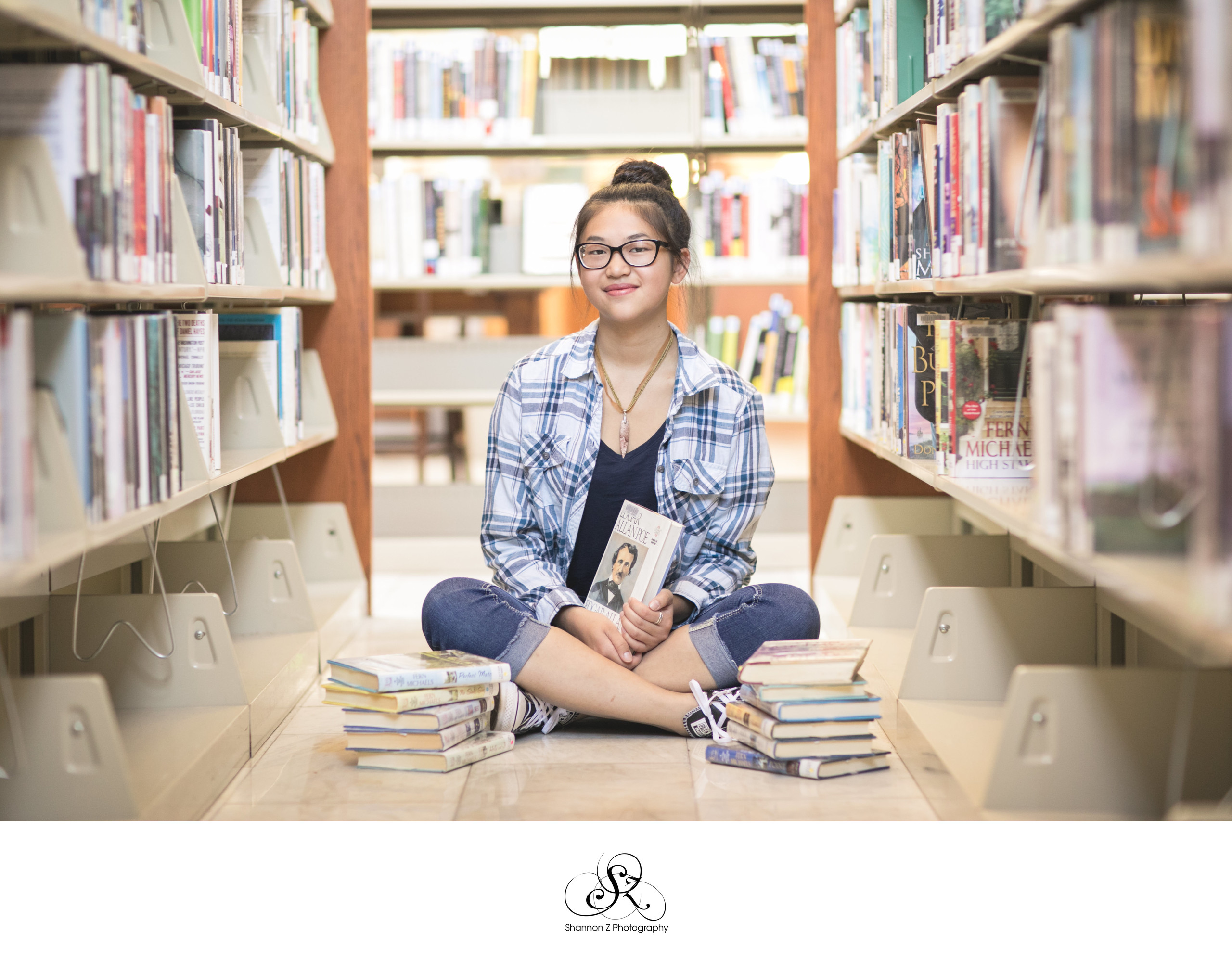 Library Senior Photo shoot: Kenosha - Senior Portraits Kenosha ...