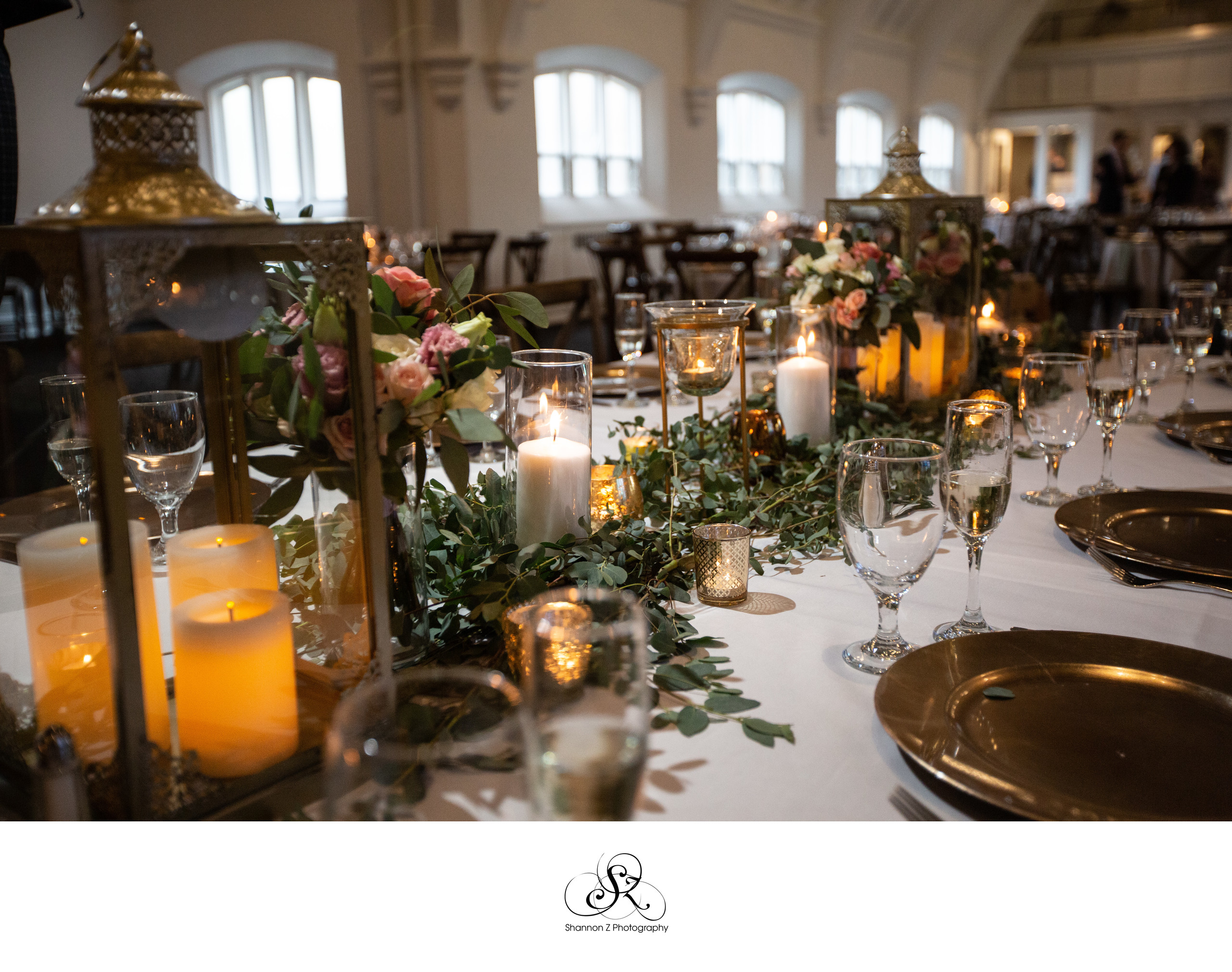 Kings Table: Reception Set Up - Sara & Mikey - Shannon Z Photography