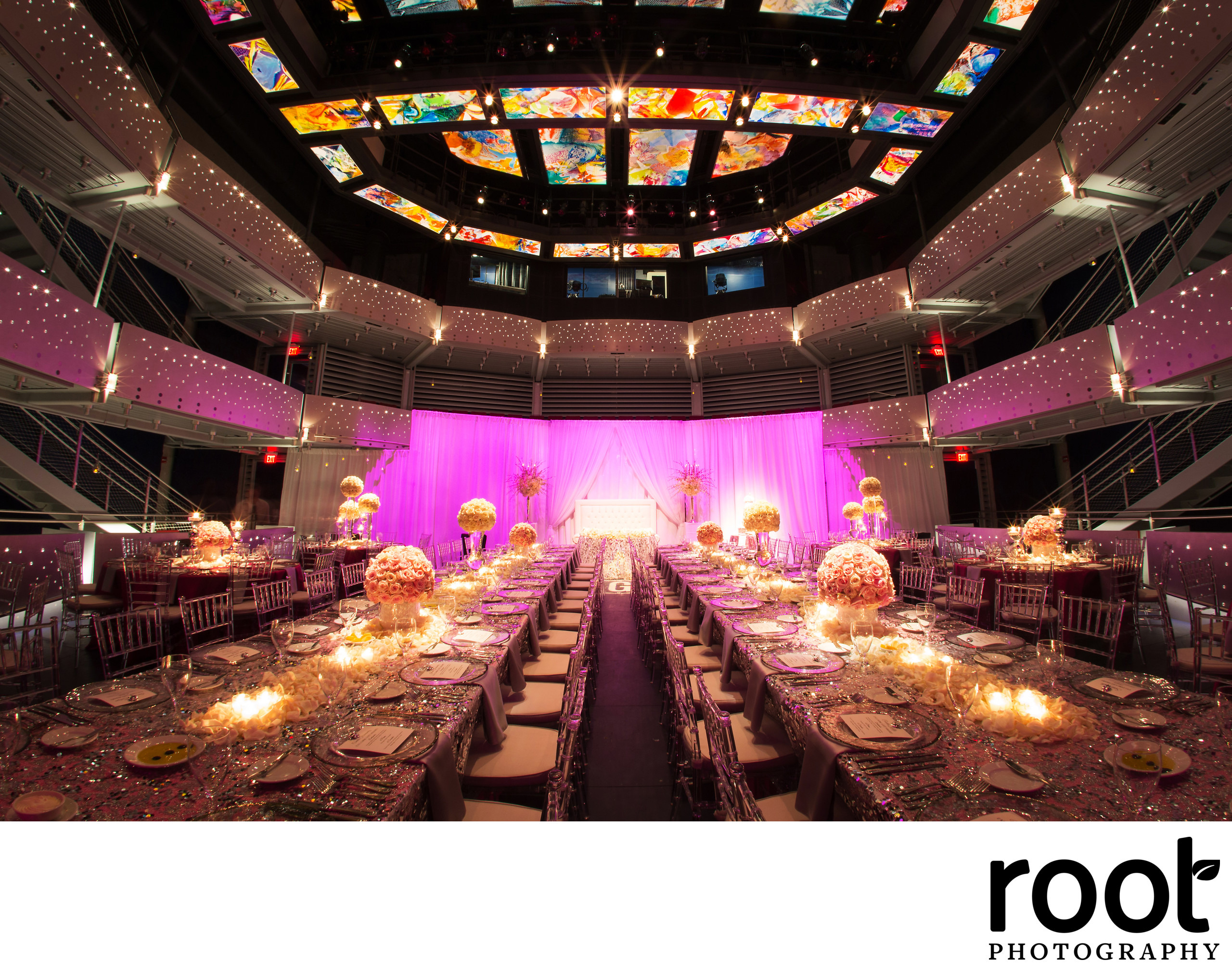 Dr Phillips Center Wedding Reception - Alexis & Jim Pugh Theater - Root ...