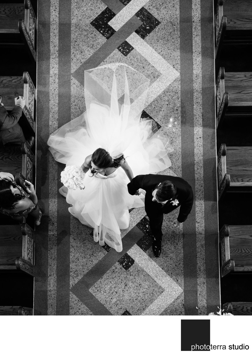 Bride & Groom Exit the Church - Wedding Gallery - Phototerra Studio