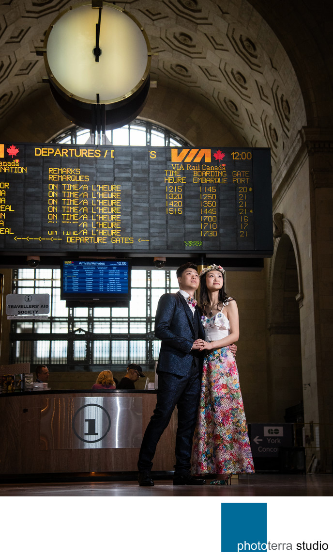 Union Station E-Shoot - Engagement Gallery - Phototerra Studio