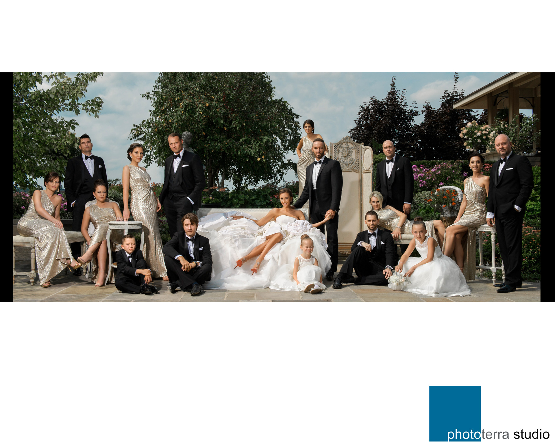 Vanity Fair Bridal Party Panorama - Ritz-Carlton Toronto Wedding ...