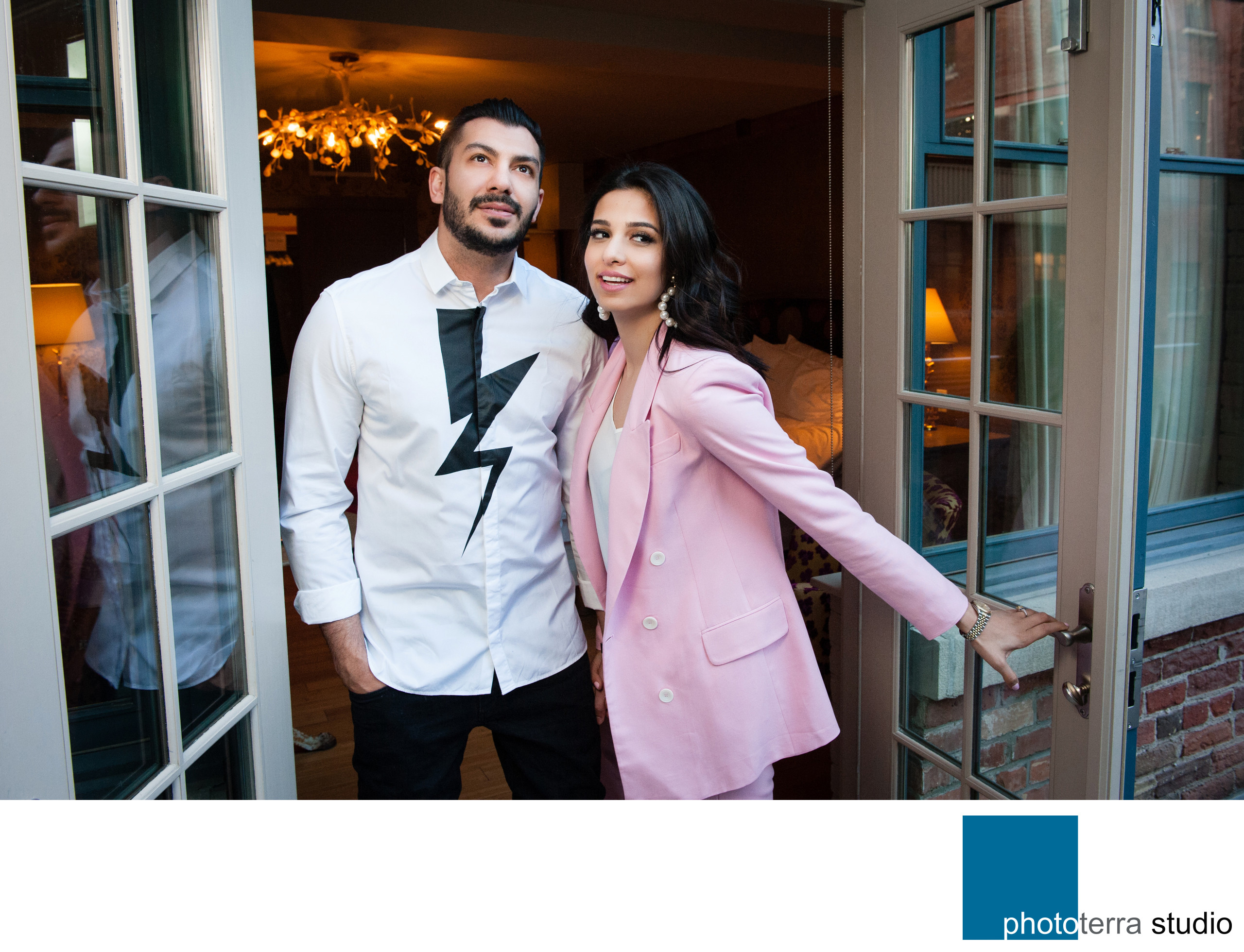 Boutique Hotel Engagement Shoot - Engagement Gallery - Phototerra Studio