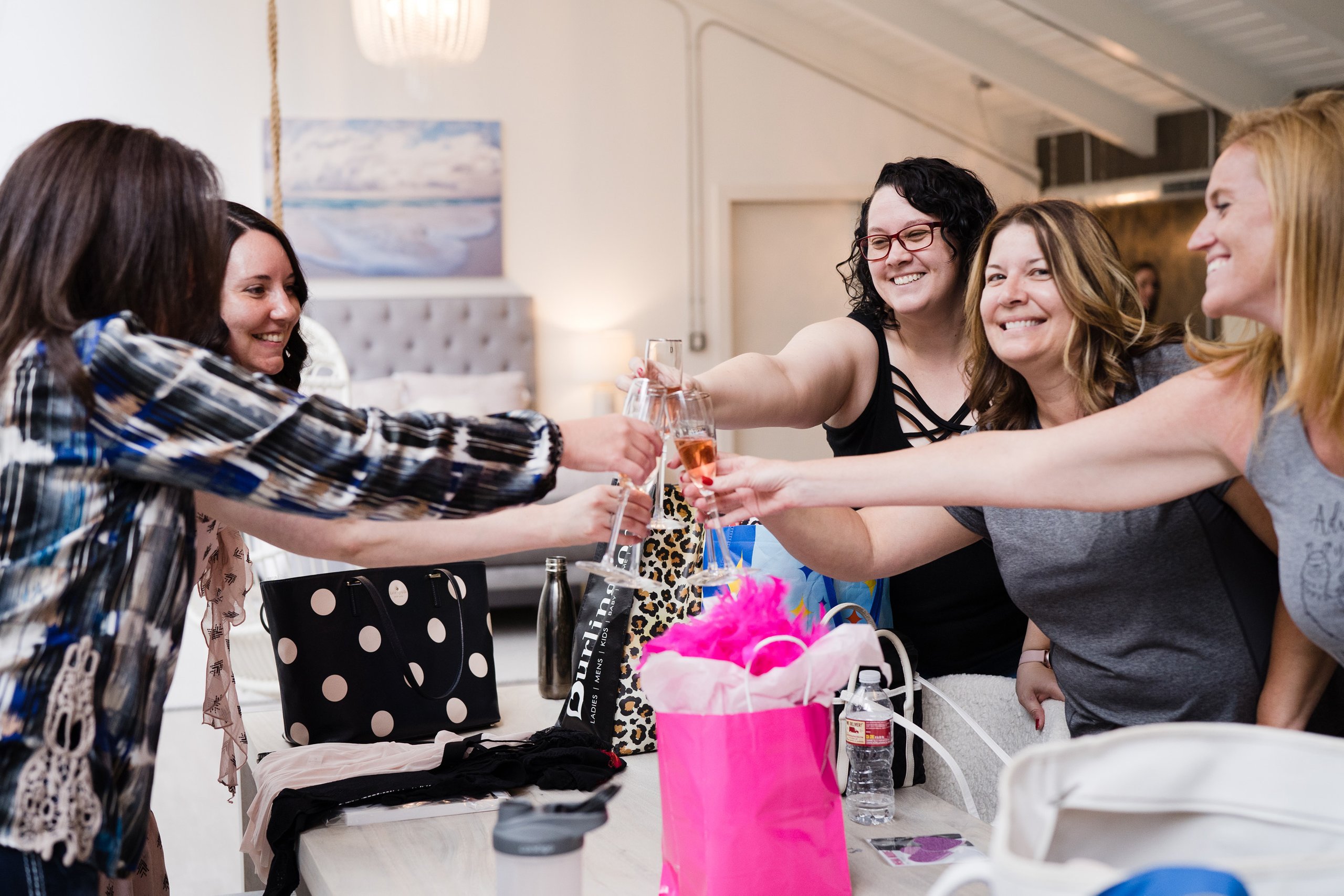 bachelorette boudoir party - Frances Photography