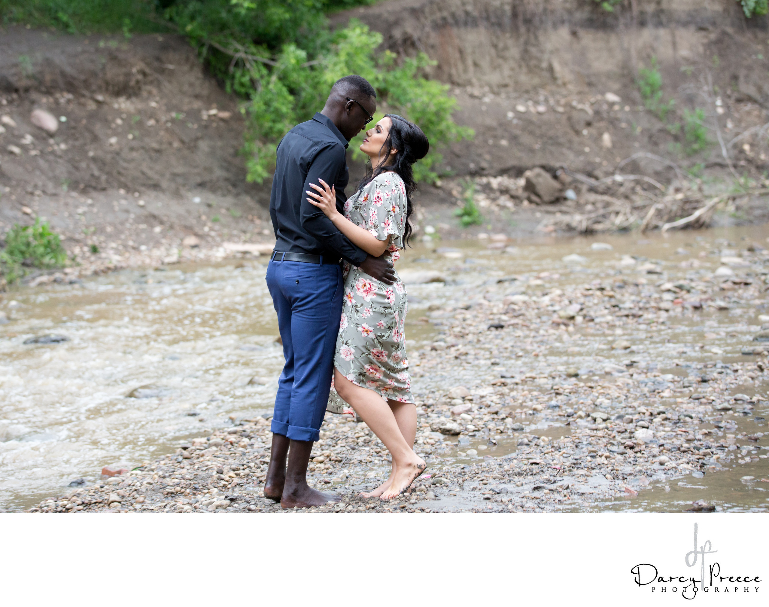 Biracial Couple Edmonton Engagement Photos - Darcy Preece Photography