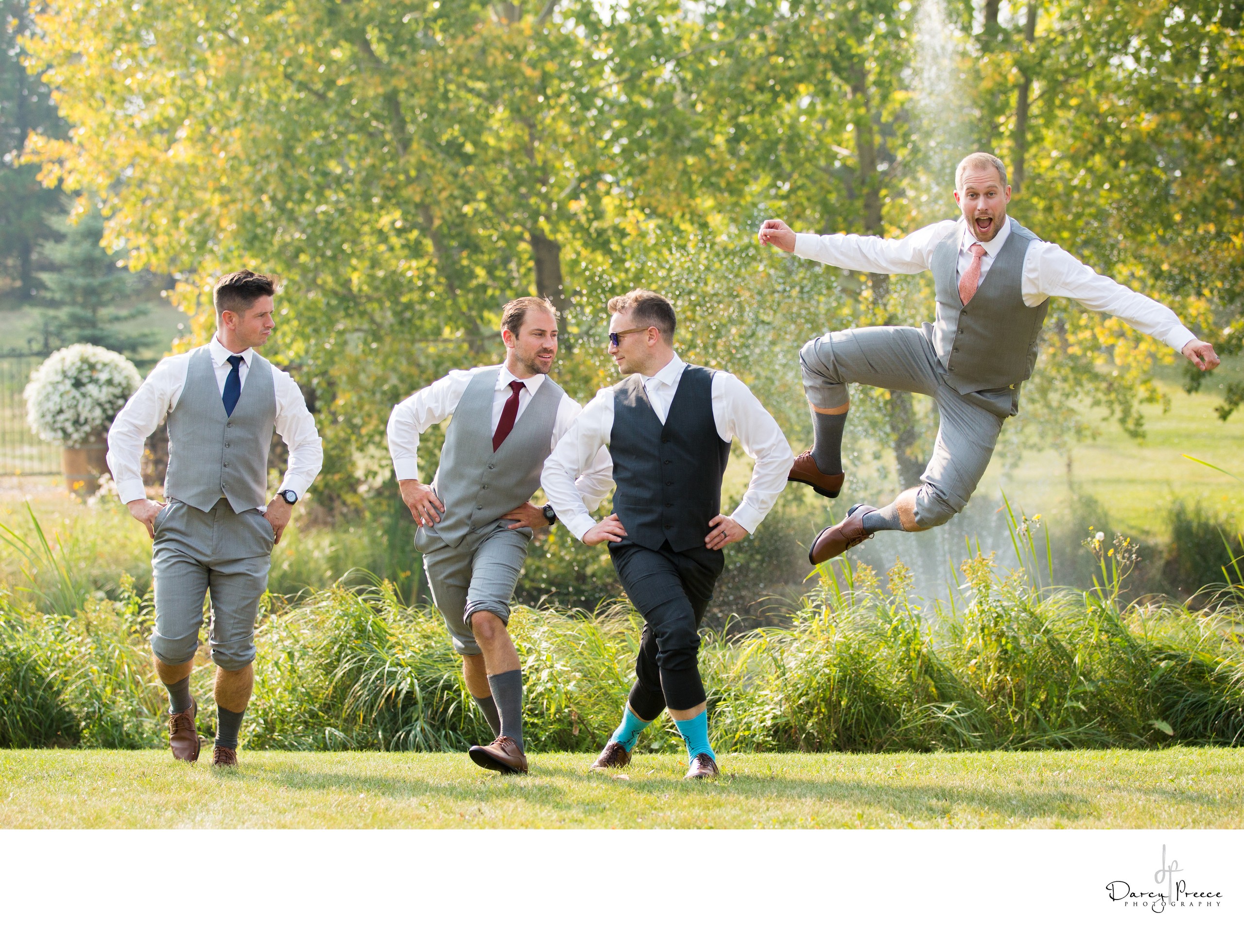 Fun Wedding Party Photos Edmonton - Darcy Preece Photography