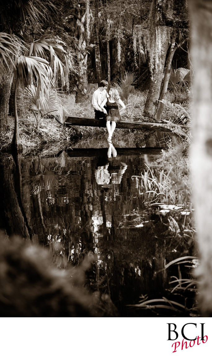 Candid outdoor E-Session pix on river - Brad's Creative Images