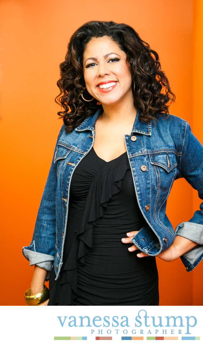 Portrait of Evette Rios host of Recipe Rehab - Vanessa Stump, Photographer