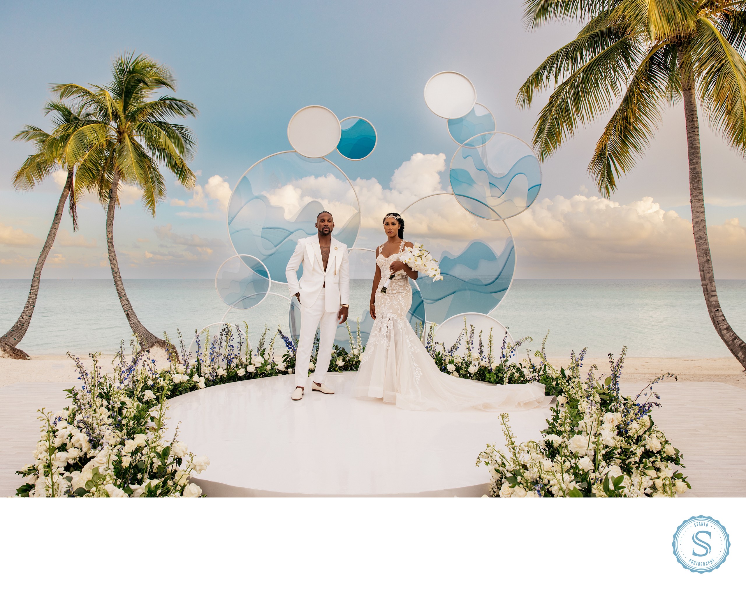 NFL Beach Wedding - Bahamas Wedding Photographer based in South Florida ...
