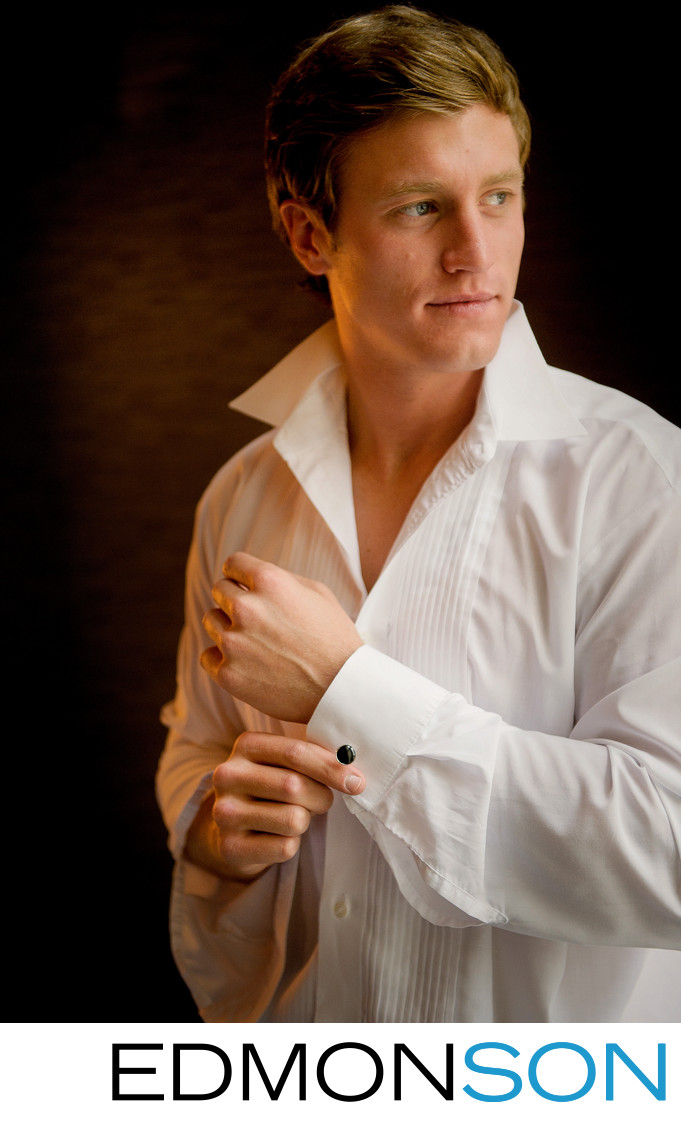 Groom Gets Ready In Uptown Dallas For Wedding