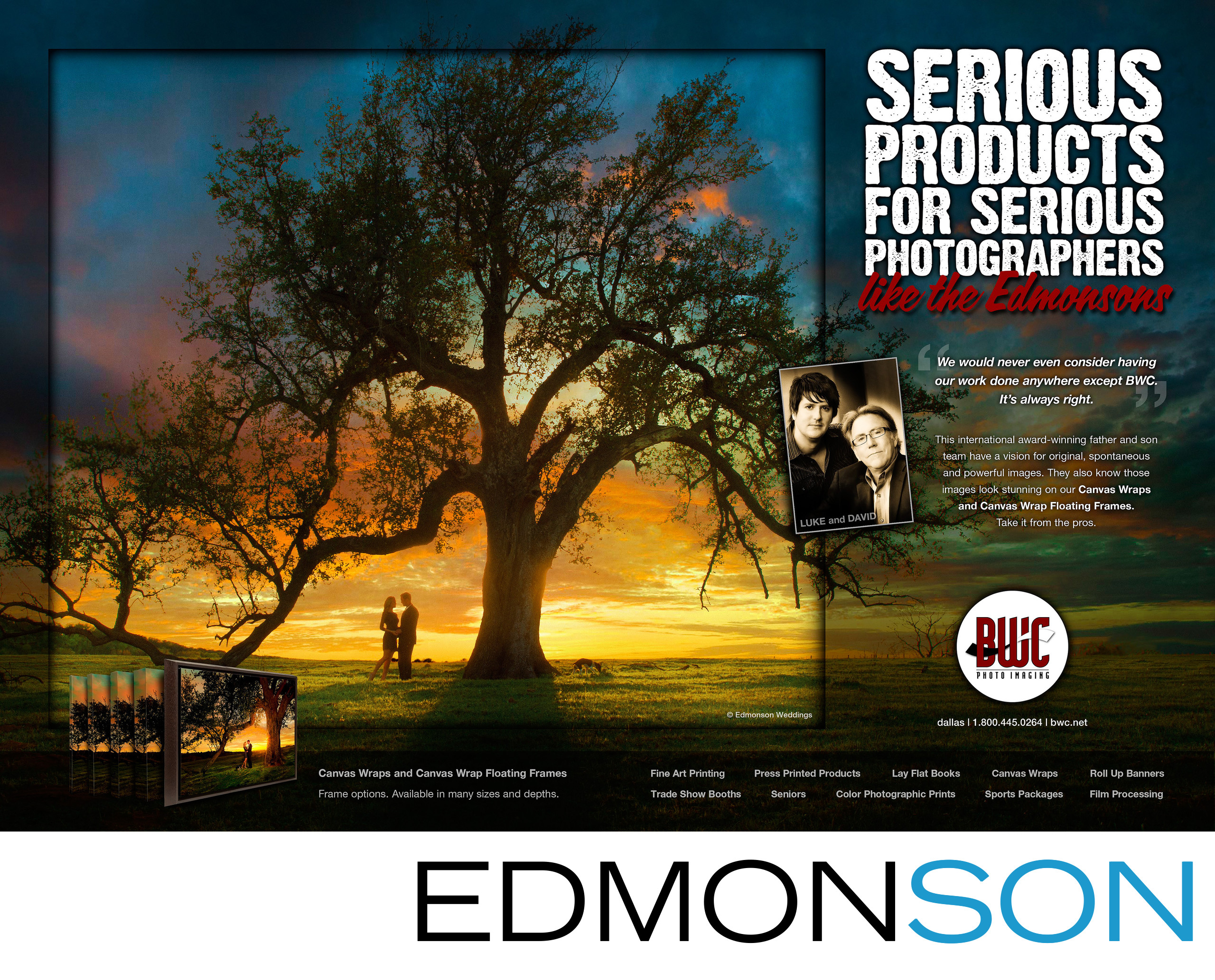 BWC Photo Ad In Shutterbug Magazine