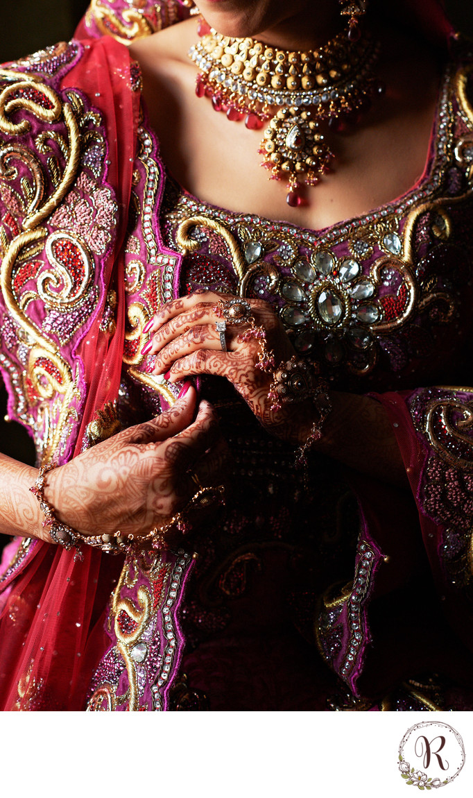 Ornately Adorned Punjabi Bride - DC and Destination Wedding ...
