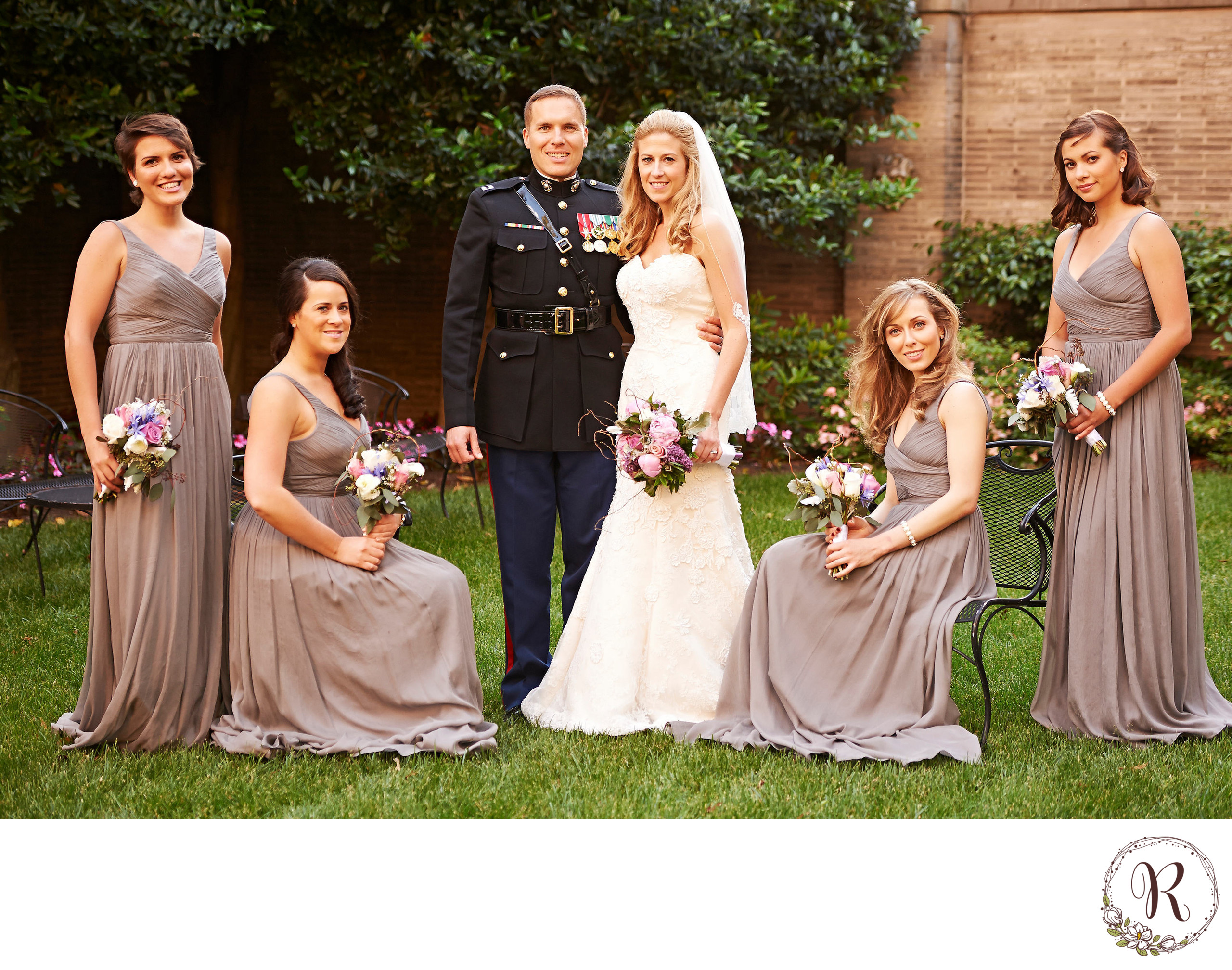 Bridal Party Portraits at the Anderson House - DC and Destination ...