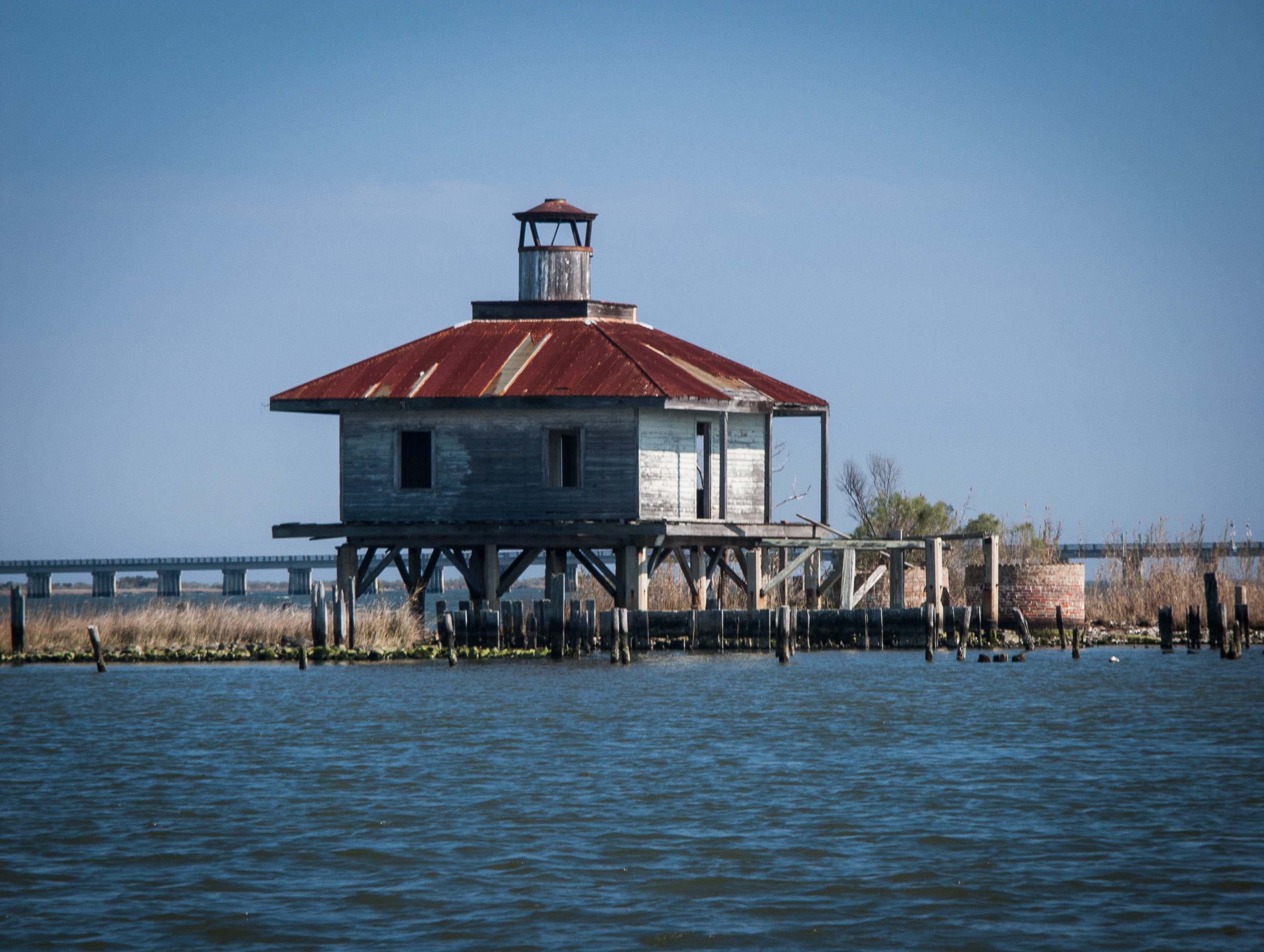 West Rigolets Lighthouse Near New Orleans