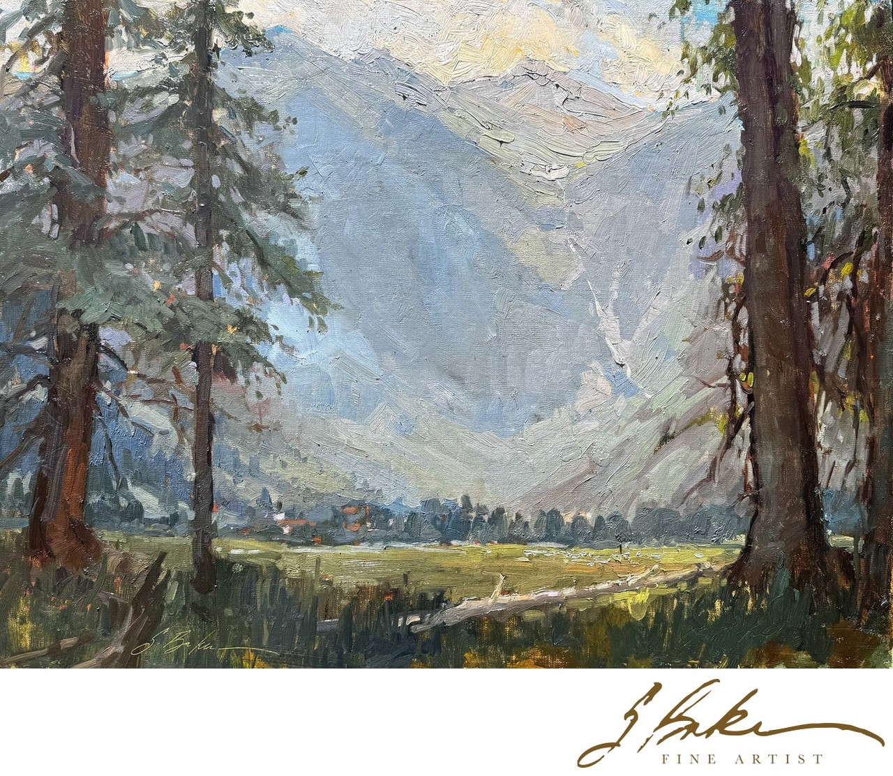 The Nature of the Mountains and of Lofty Places - Suzie Baker, Fine Artist