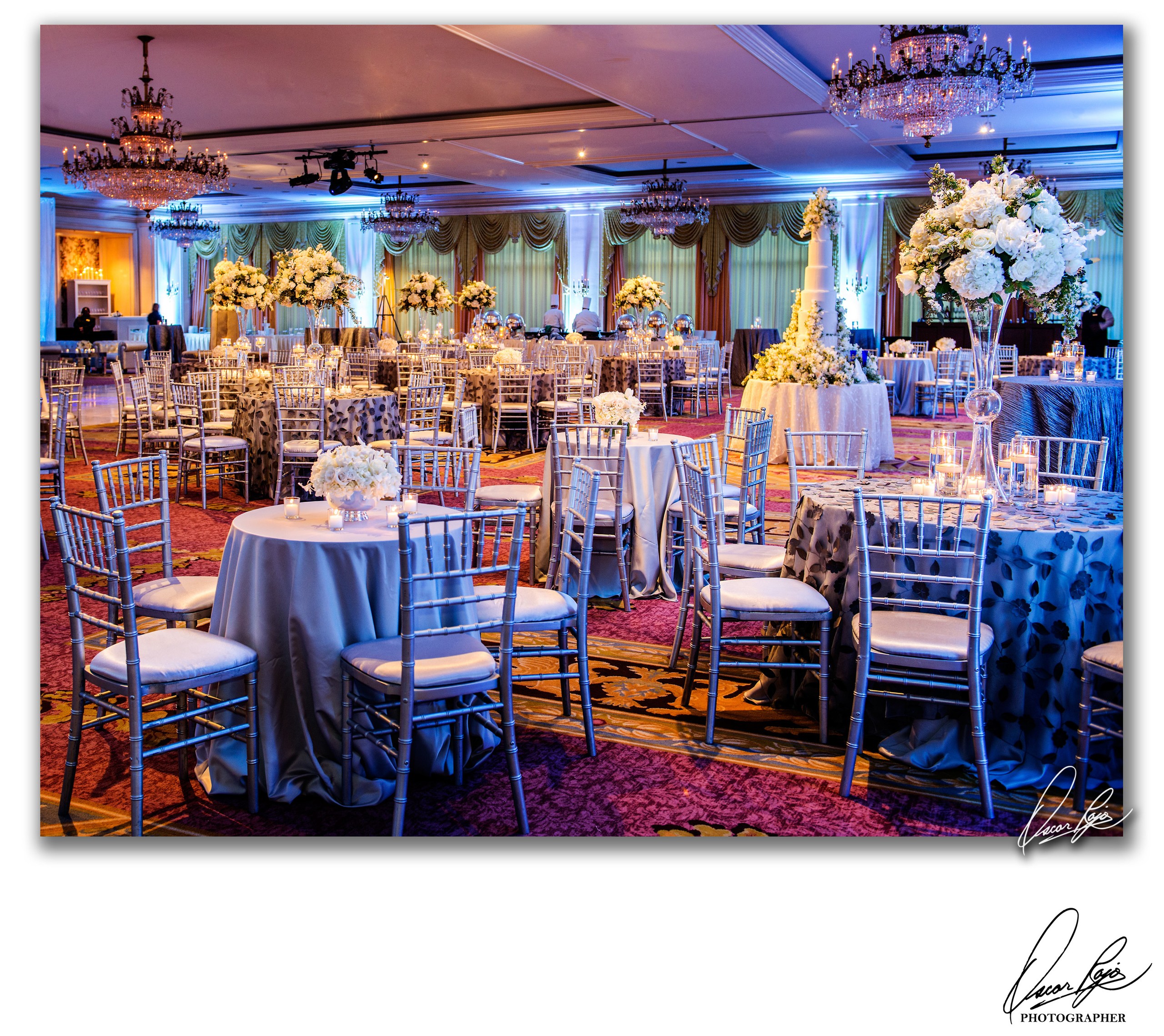 Ritz Carlton wedding reception, sit down dinner, decor - Weddings ...