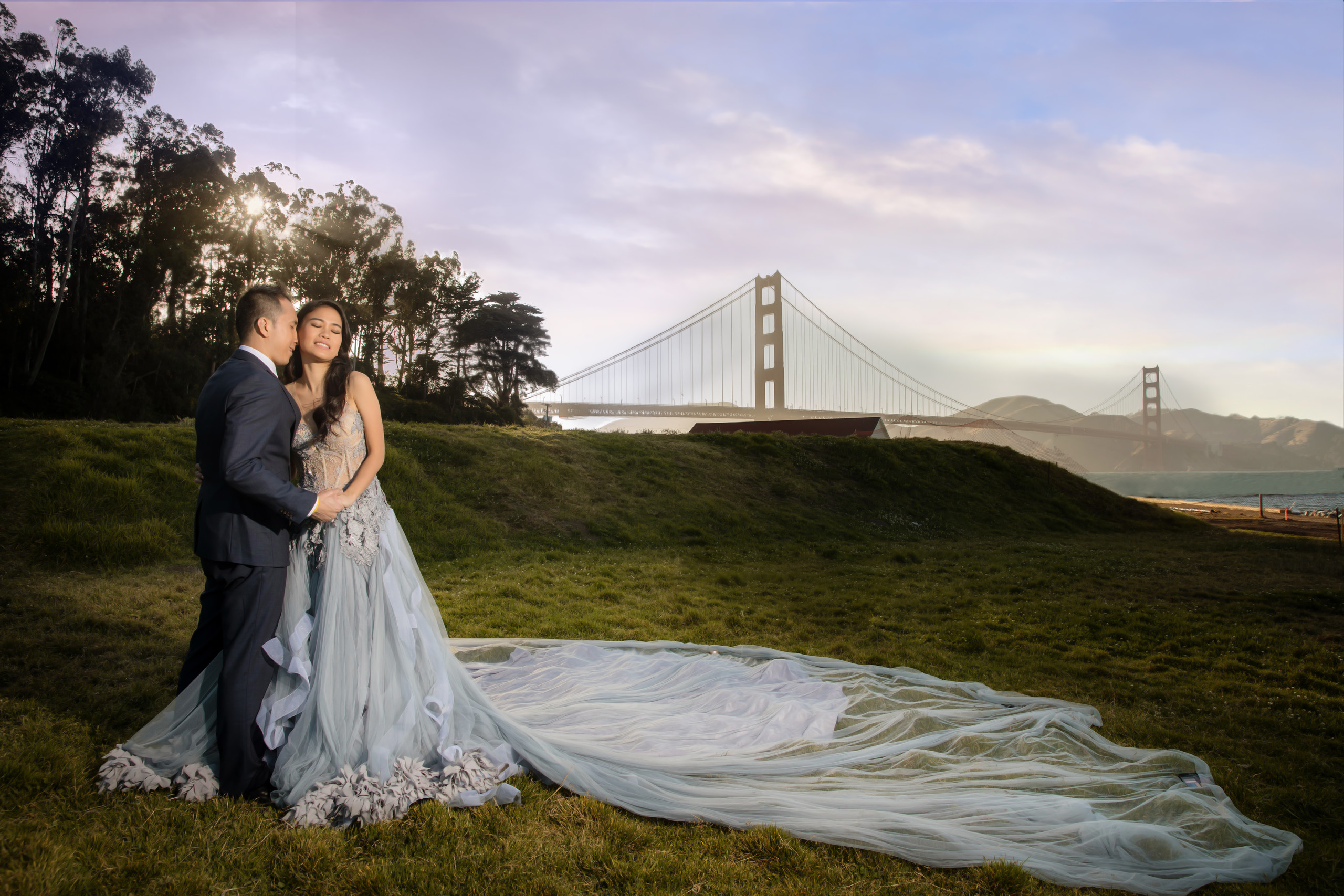 Golden Gate Bridge Wedding Photos San Francisco Photographer - Rossetti ...