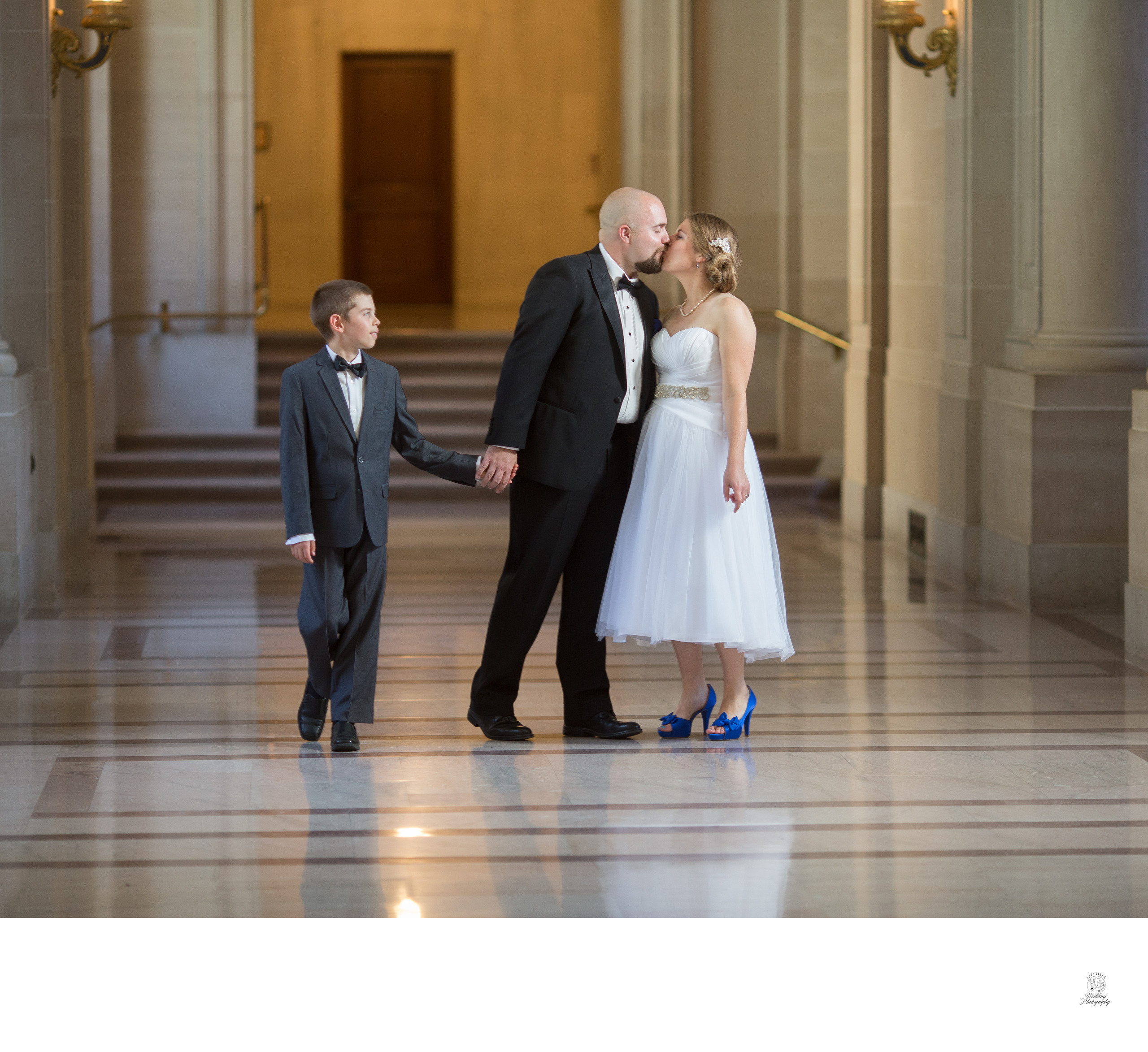 mixed family 2nd marriage - San Francisco City Hall Wedding Photography ...