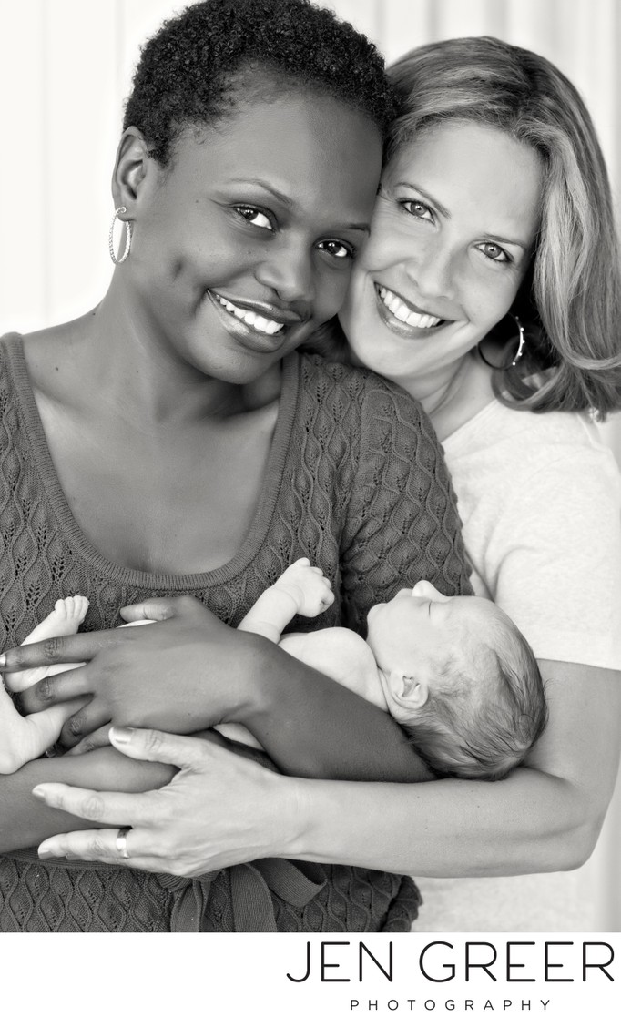 Karine Jean-Pierre and Suzanne Malveaux - Family Portraits