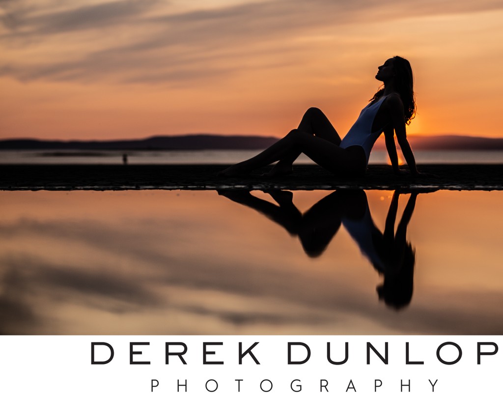 Sunset Fashion Photography for Model Portfolio - derekdunlopphotography
