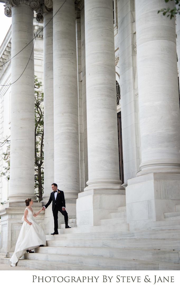 DAR Constitution Hall Wedding Portraits