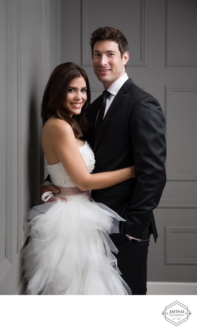 Couture wedding couple photography