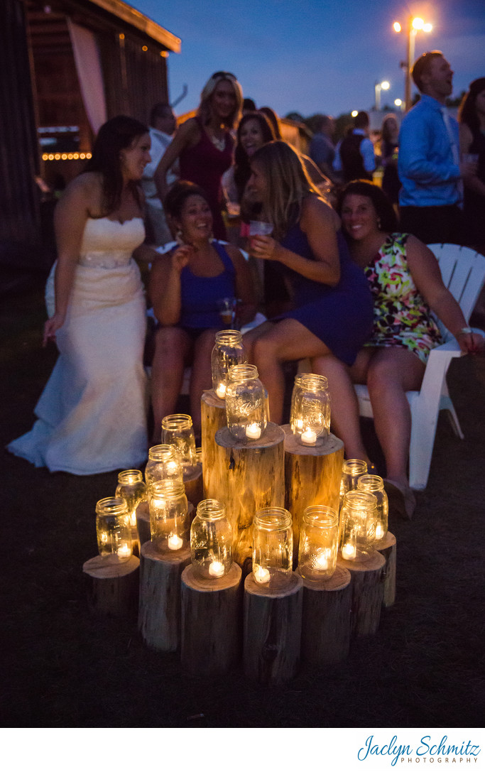 Faux firepit wedding ideas - Second & Associate Wedding Photography in ...