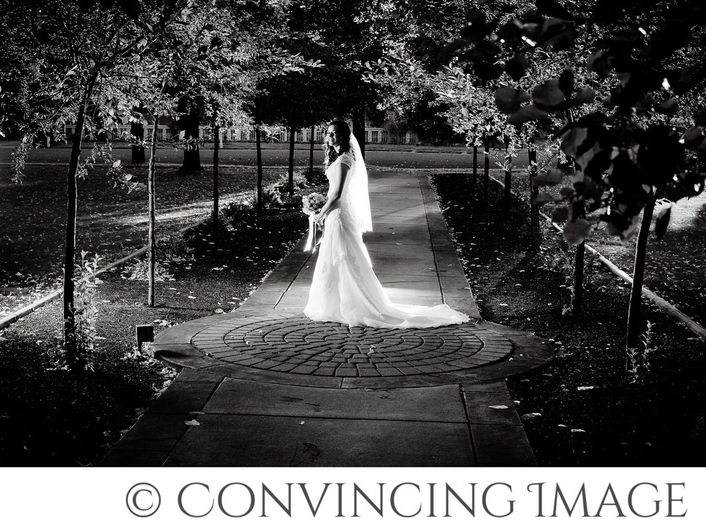 Old Rock Church Wedding Photo - Convincing Image