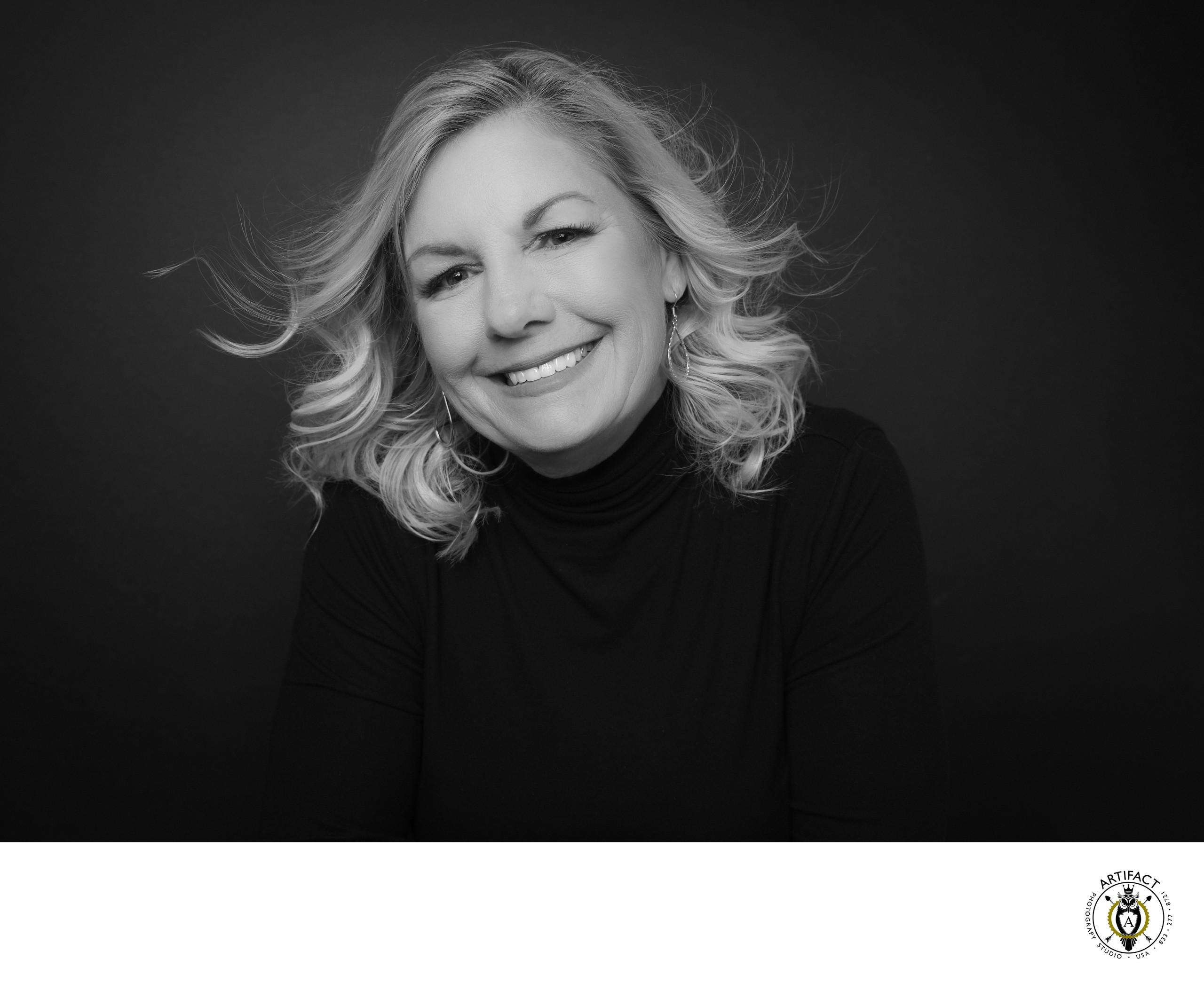 #32 of 50: Karen Volk - 50/50 Black Turtleneck - Artifact Photography ...