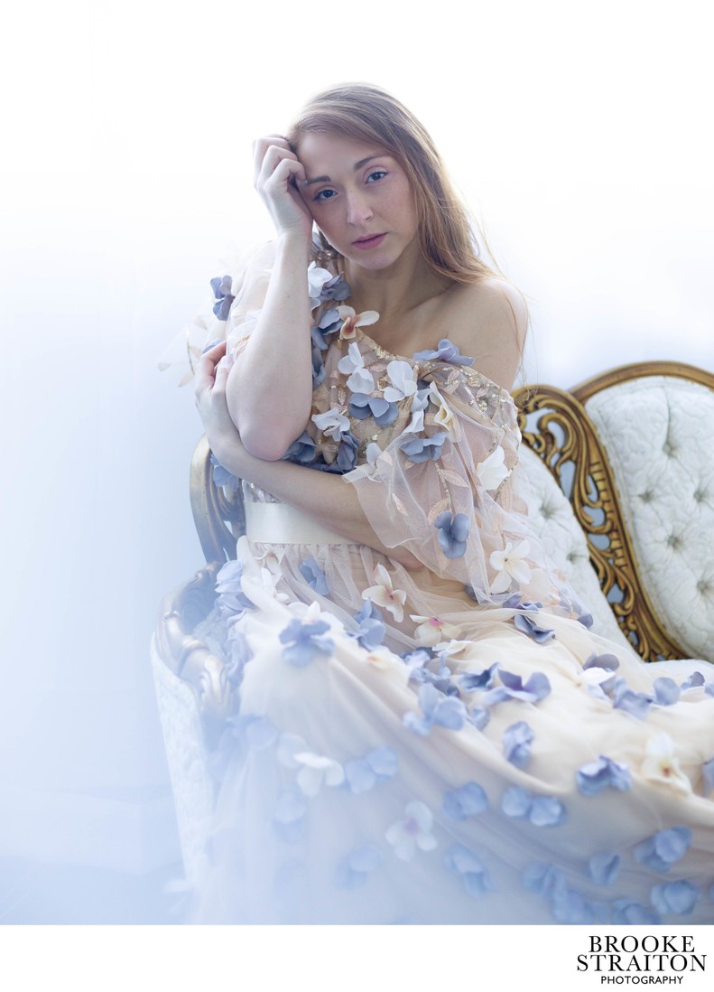 Luxury Portraits - Floral Themed Fashion - Bucks County Portrait ...