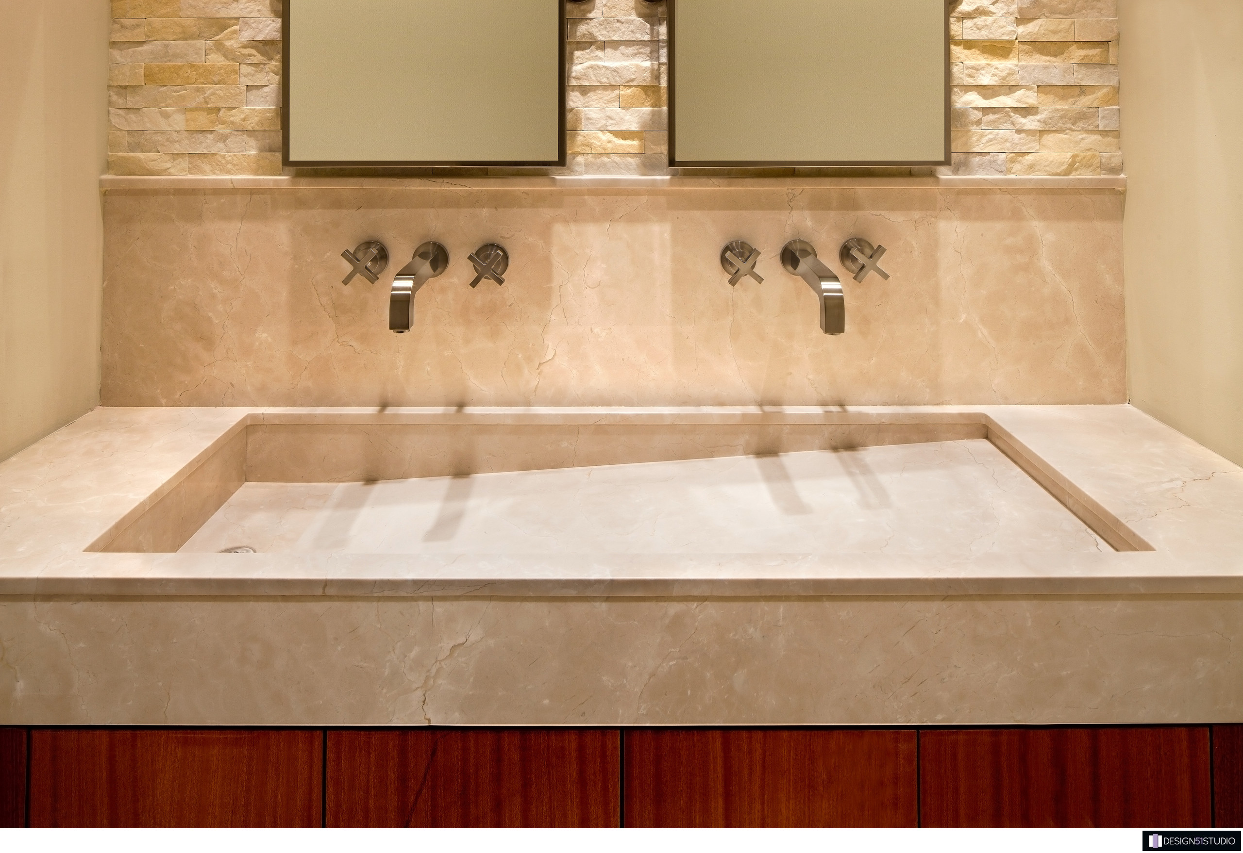 MODERN RIVERSIDE CONDO MASTER BATH - SINK DETAILS - HOLLY WIEGMANN ...