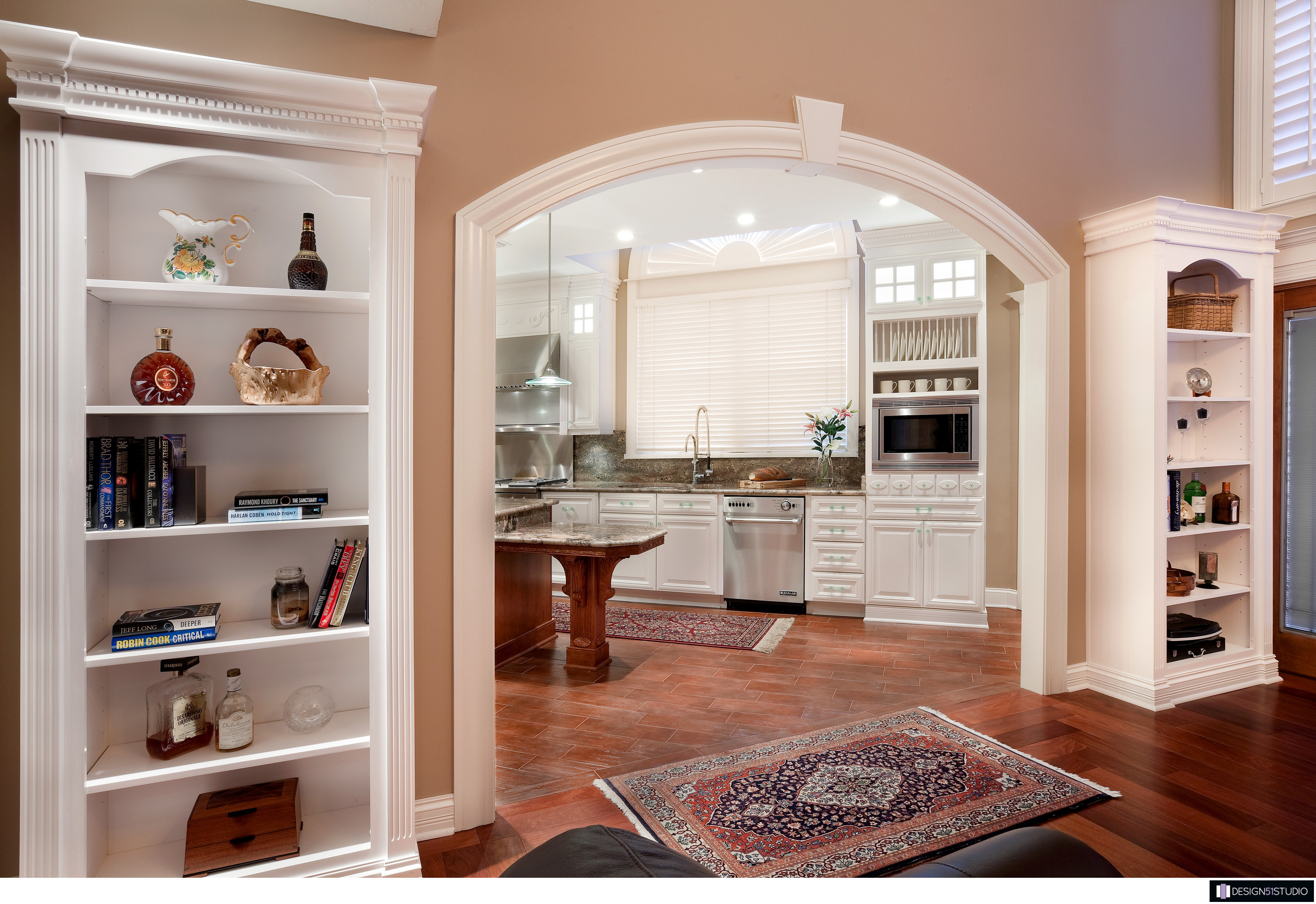 TRADITIONAL EPPING FOREST KITCHEN - BOOKCASES - HOLLY WIEGMANN - DESIGN ...