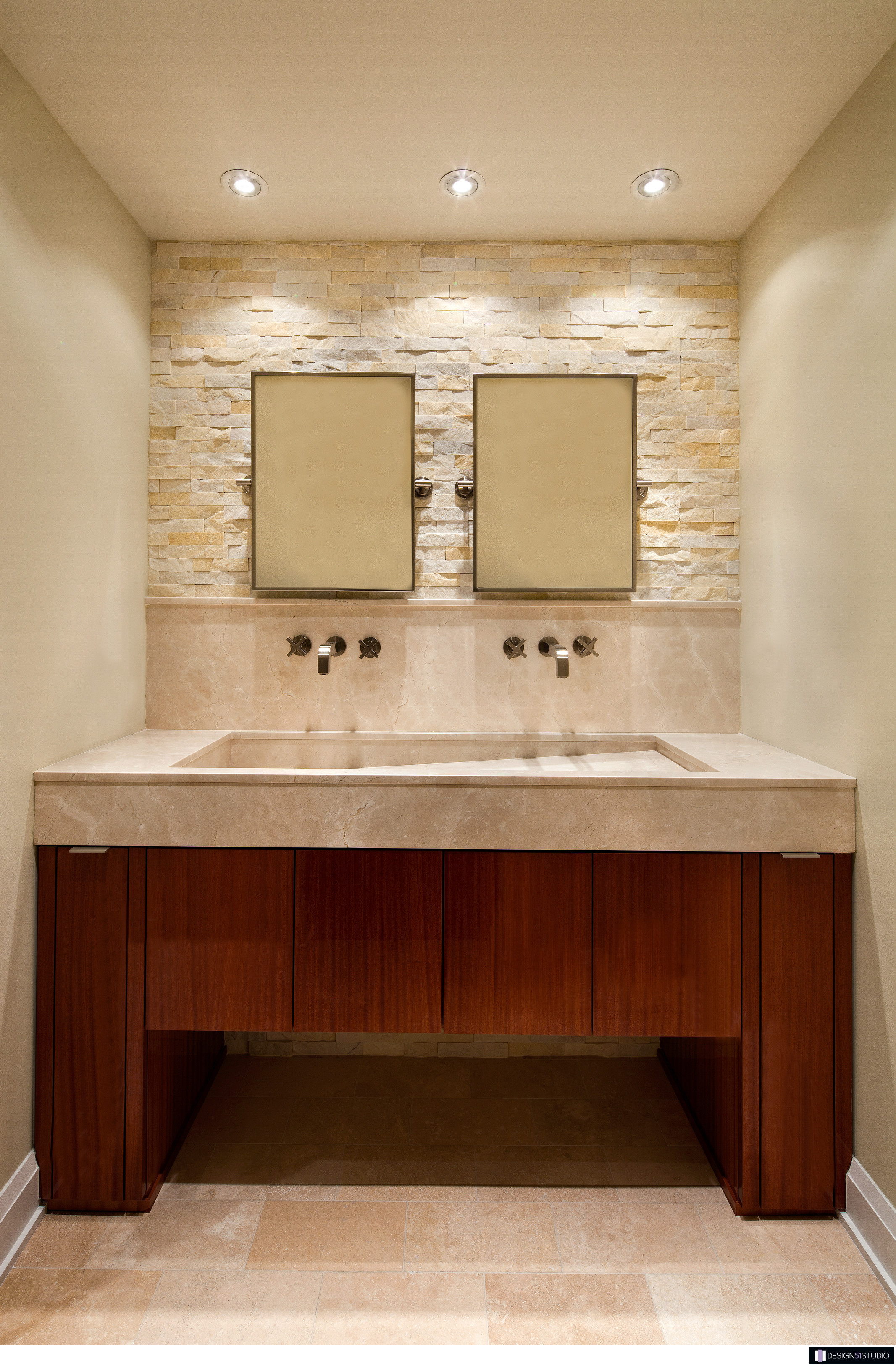 MODERN RIVERSIDE CONDO MASTER BATH - VANITY - HOLLY WIEGMANN - DESIGN ...