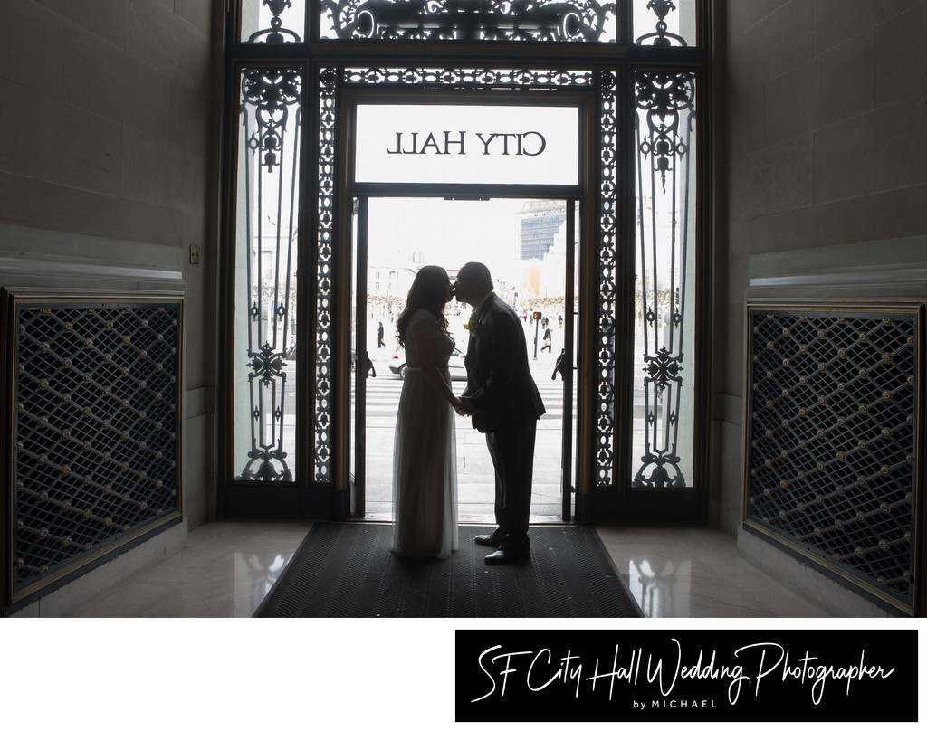 SF City Hall Sign Cheering Wedding Photography Image - San Francisco ...