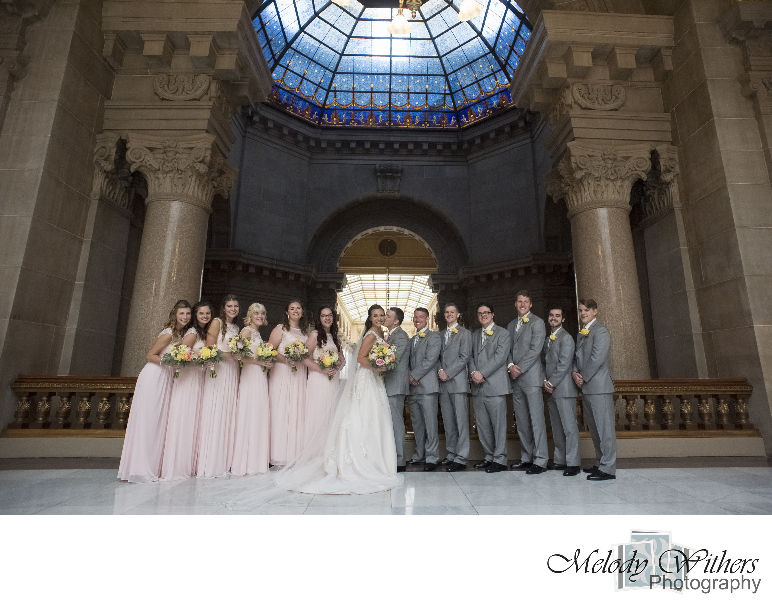 Indiana State House Wedding Indianapolis