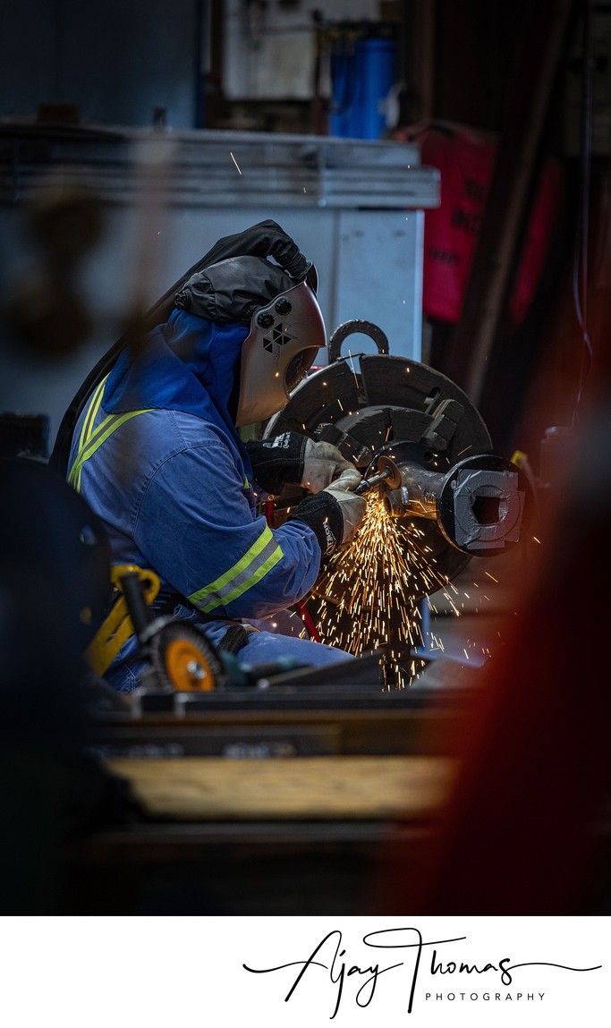 Metal grinding machine safety photos - Vancouver Industrial ...