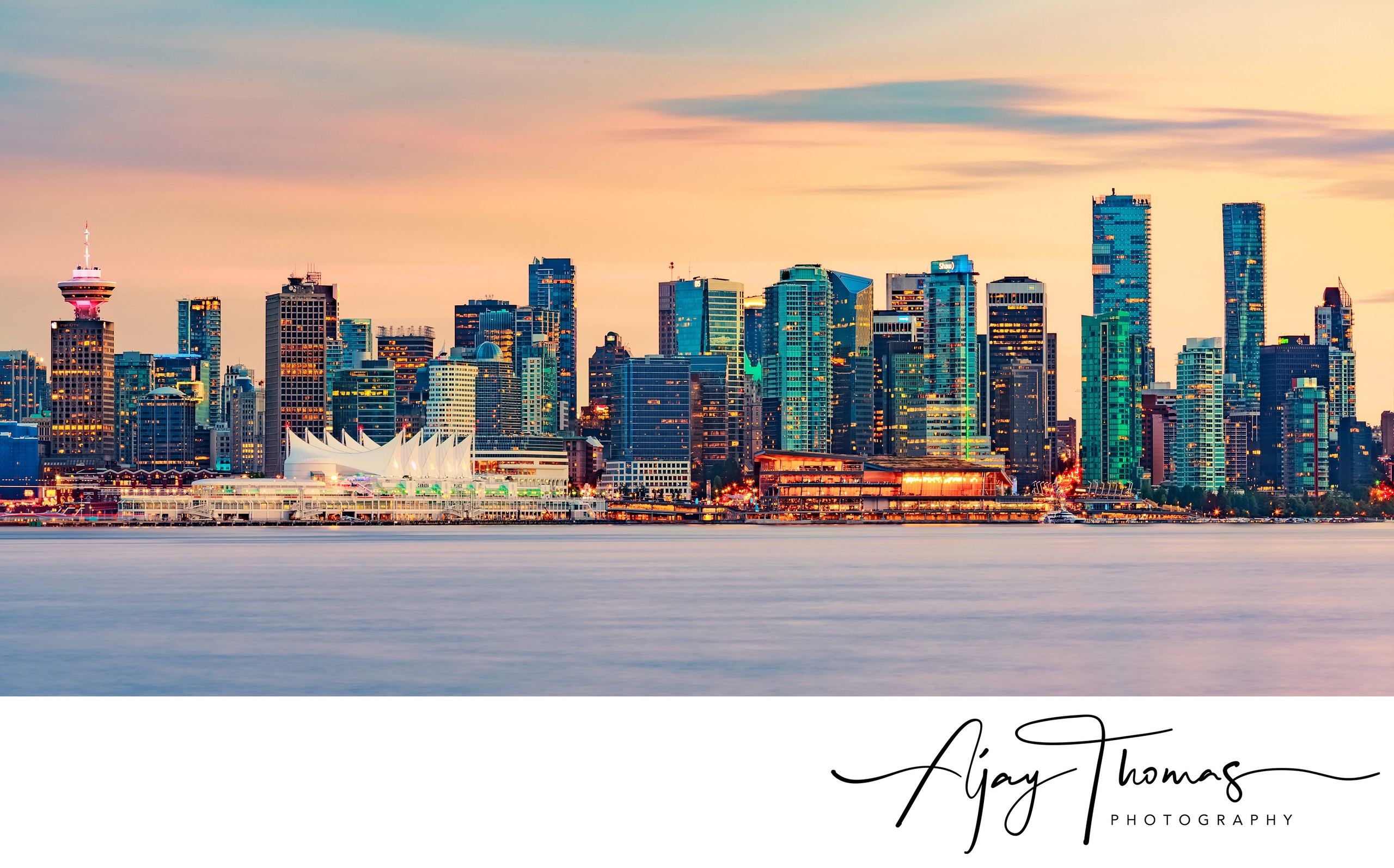 High resolution Vancouver skyline - Wall art - Ajay Thomas Photography